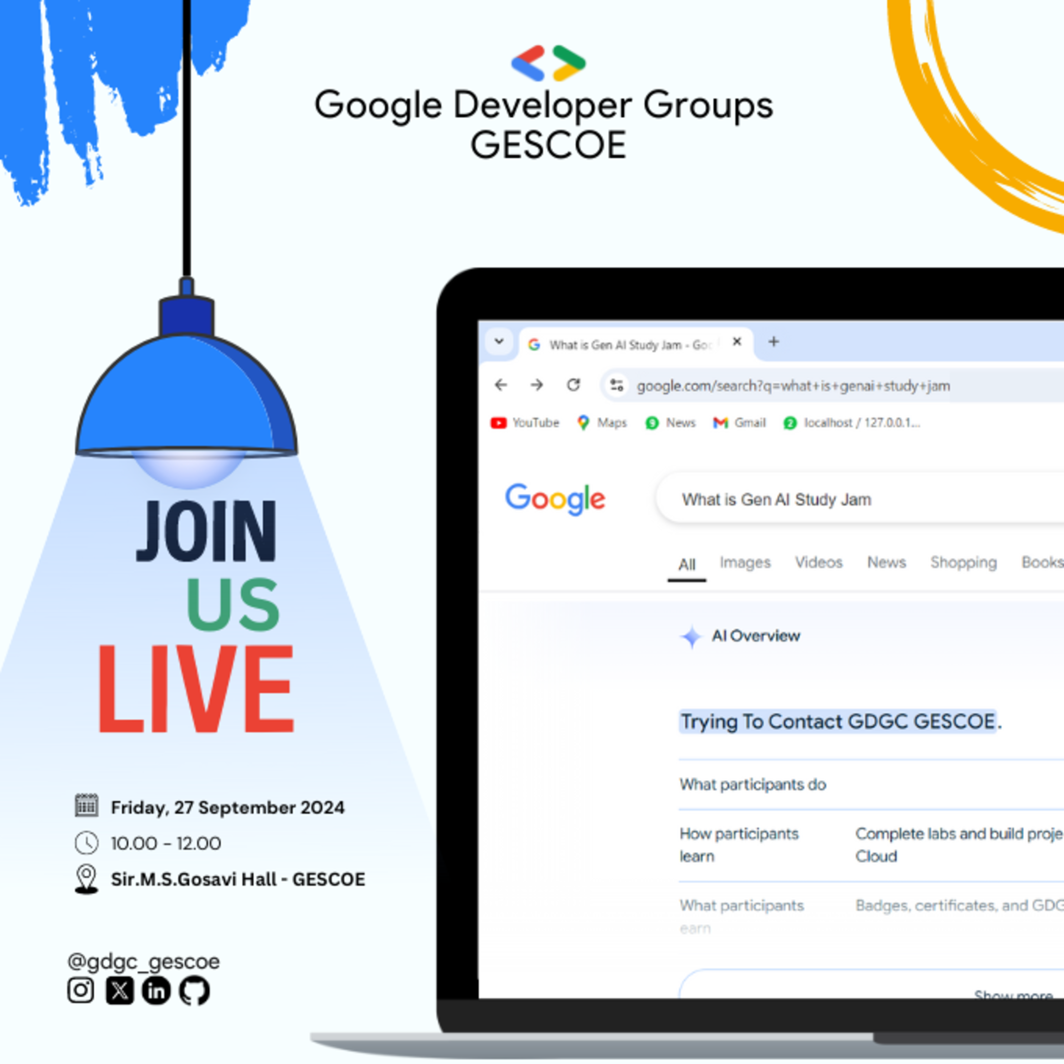 See Introduction to GenAI Study Jam at Google Developer Groups GDG on ...