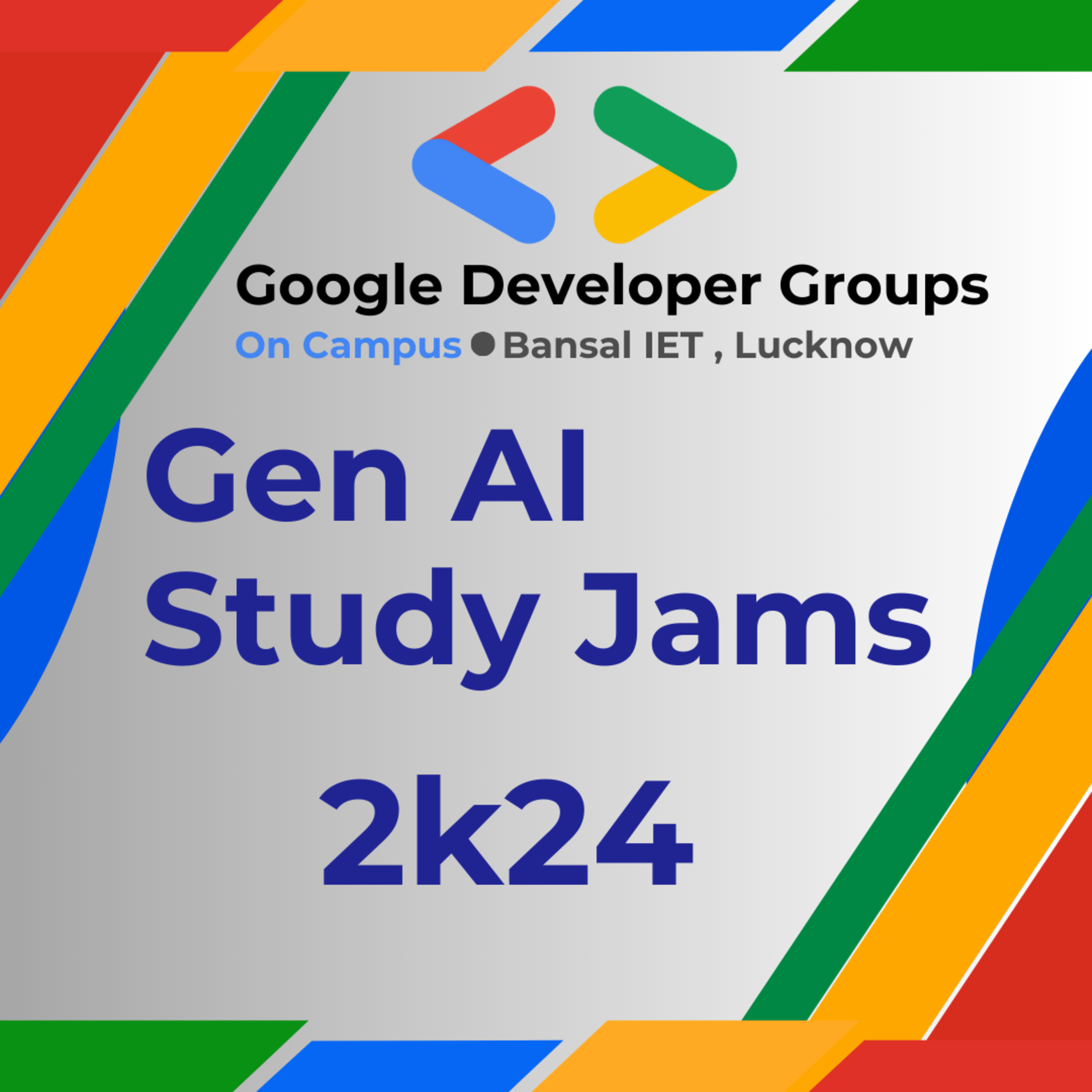 See Gen AI Study Jams at Google Developer Groups GDG on Campus Bansal ...