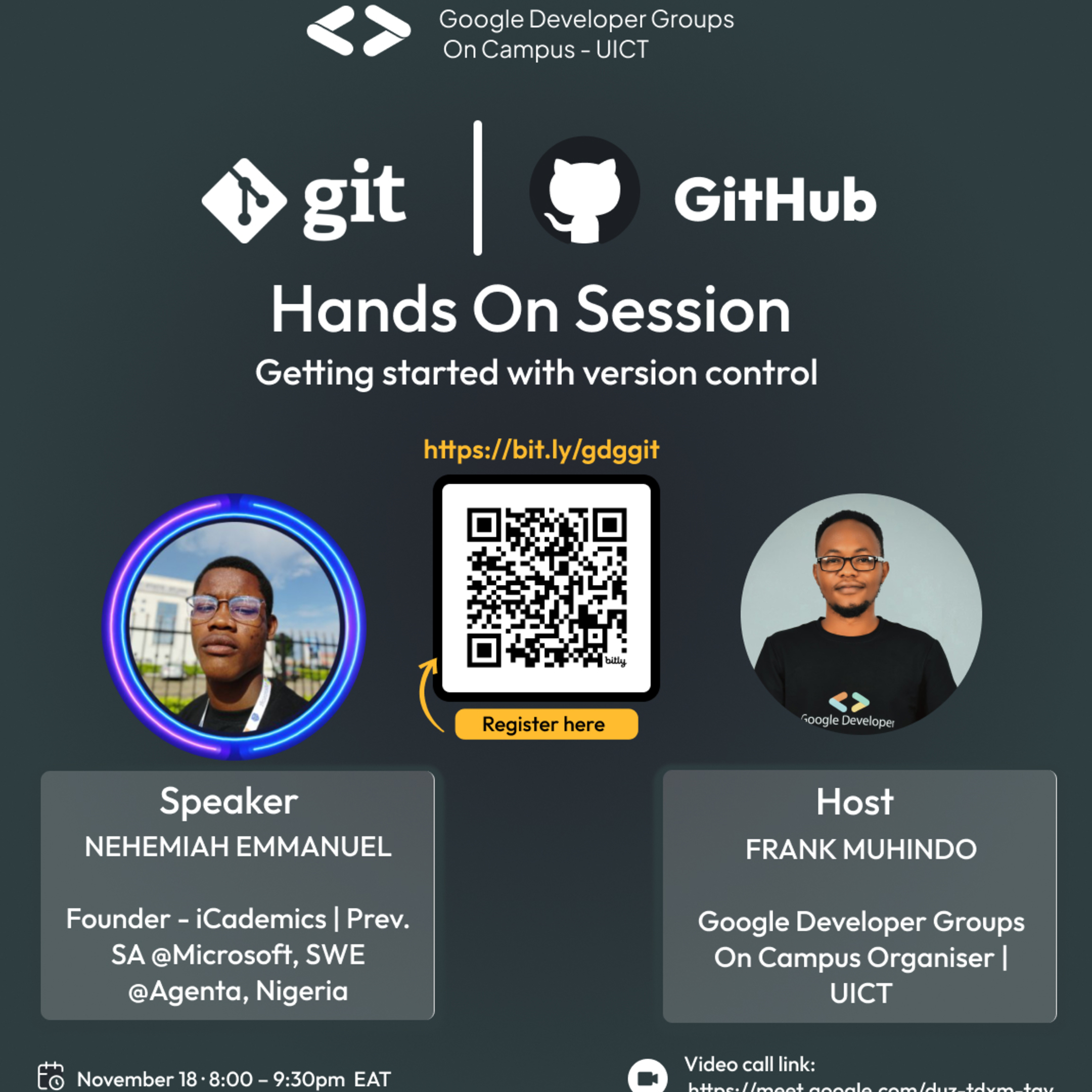 See GET STARTED WITH GIT AND GITHUB at Google Developer Groups GDG on Campus Uganda Institute of ...