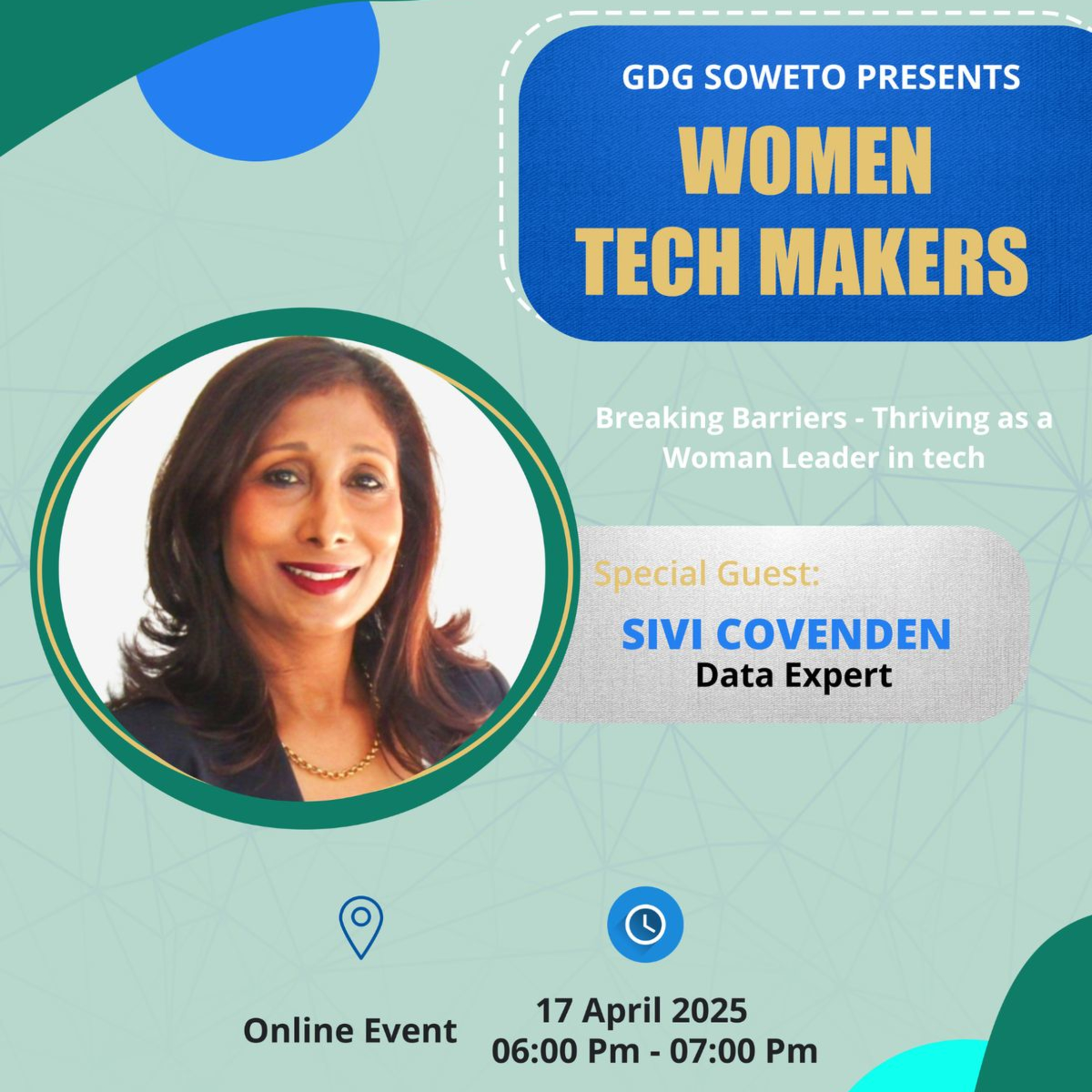 See WTM Soweto -Women in Tech Thursday: Redefining Possible With Sivi Covenden at Google ...