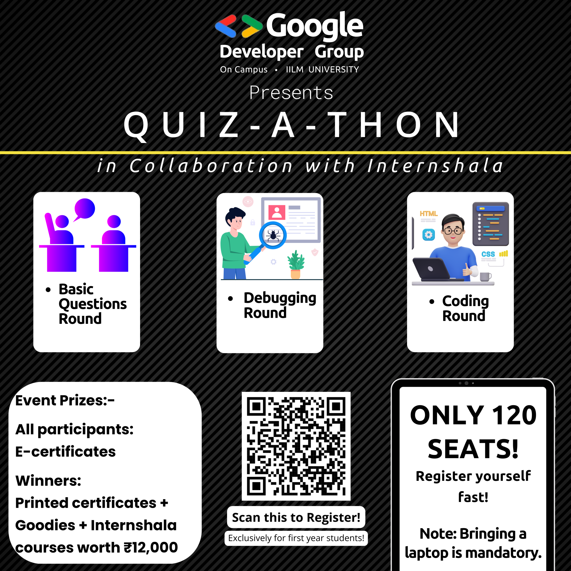 See Quiz-A-Thon 2024: Unleash Your Coding Potential with GDG IILM University & Internshala! at ...