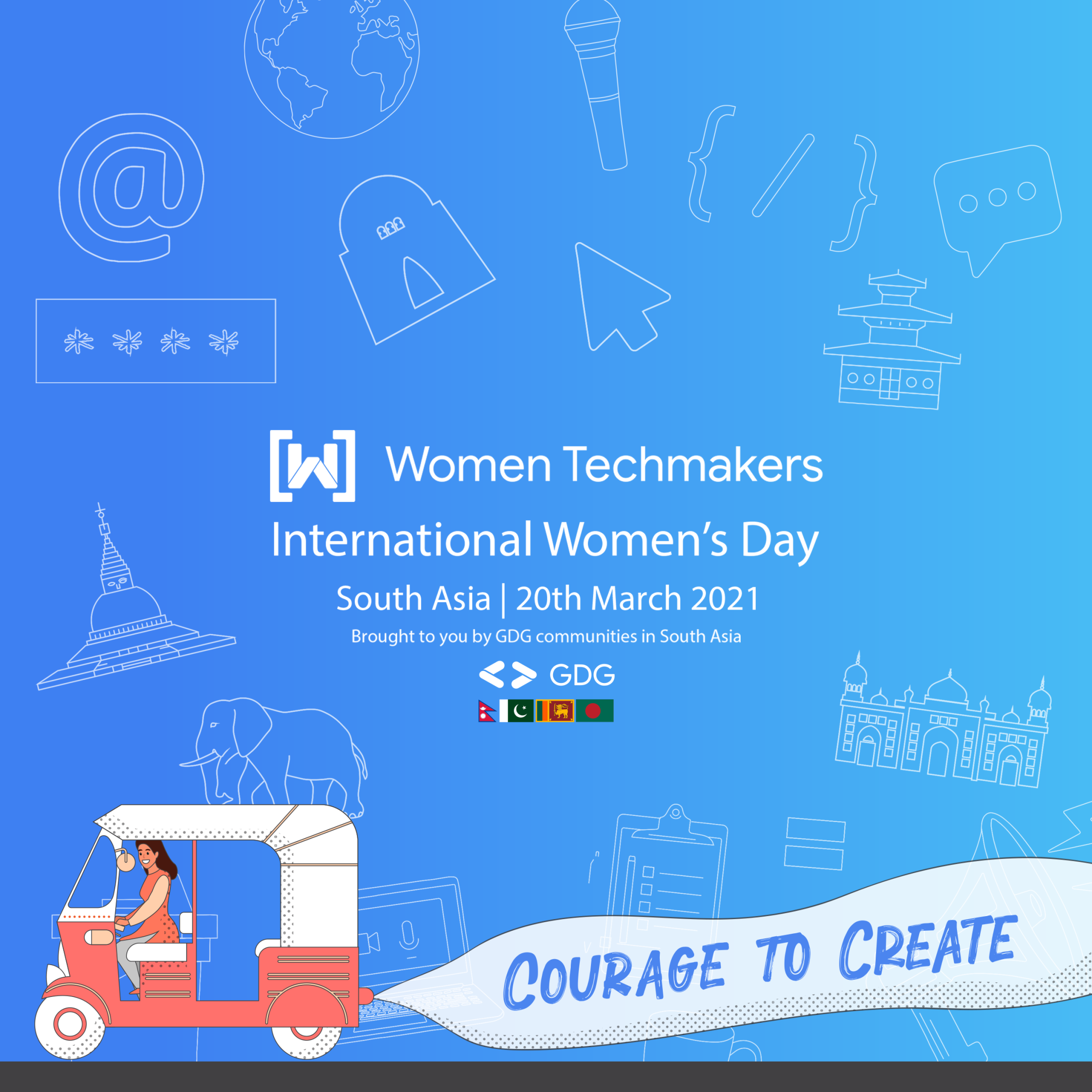 See IWD South Asia'2021 at Google Developer Groups GDG Kathmandu