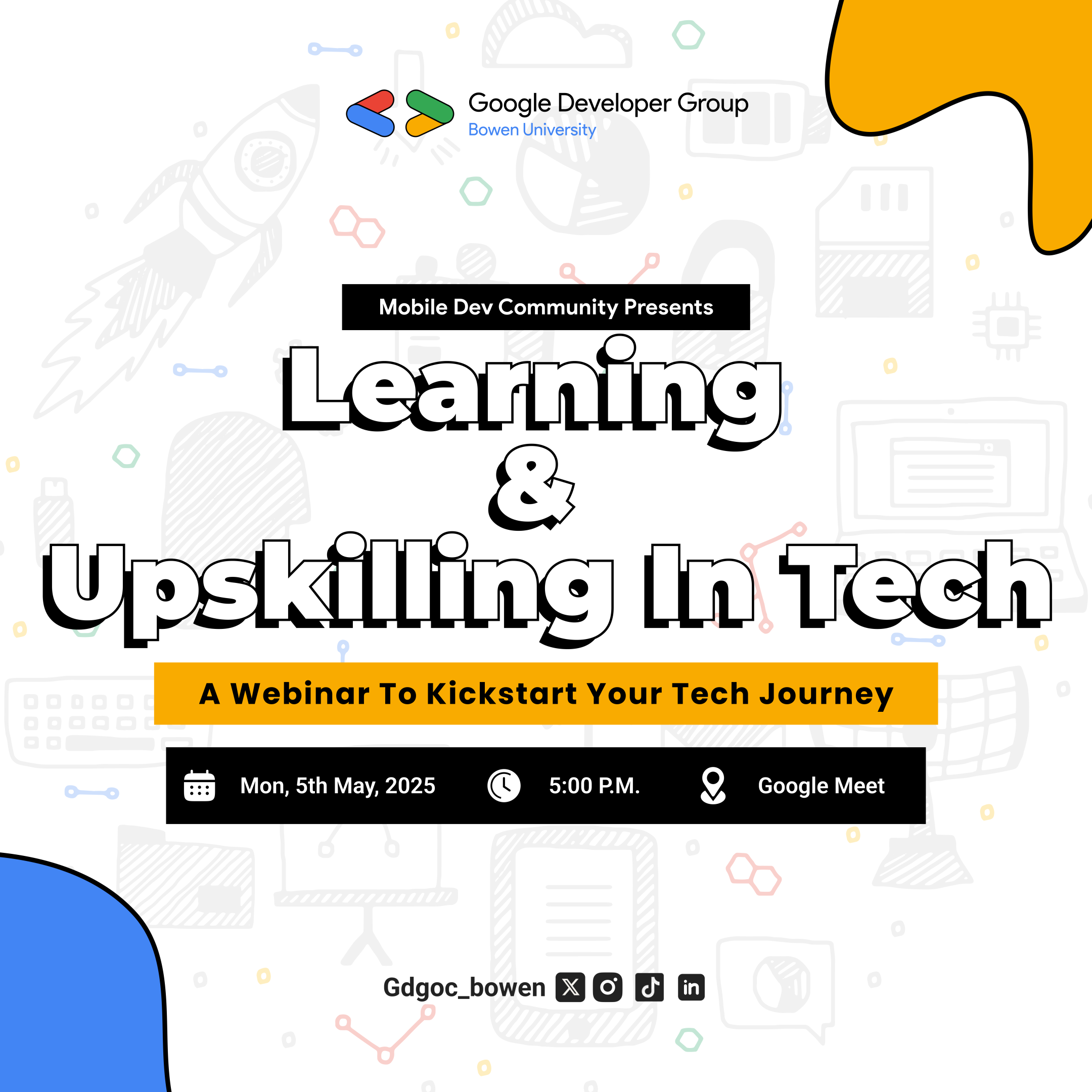 See Learning & Upskilling in Tech at Google Developer Groups GDG on Campus Bowen University ...
