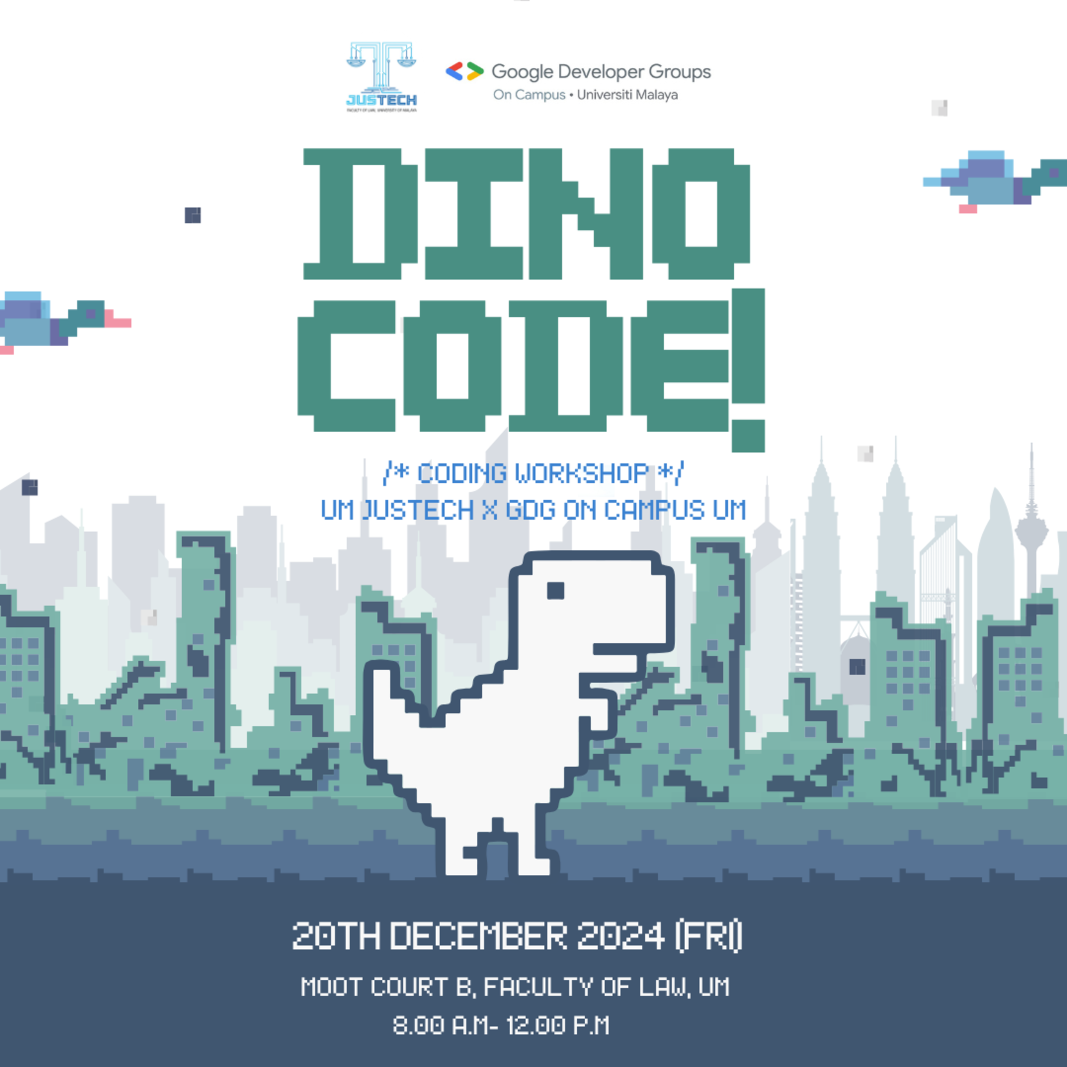 See Dino Code at Google Developer Groups GDG on Campus Universiti ...