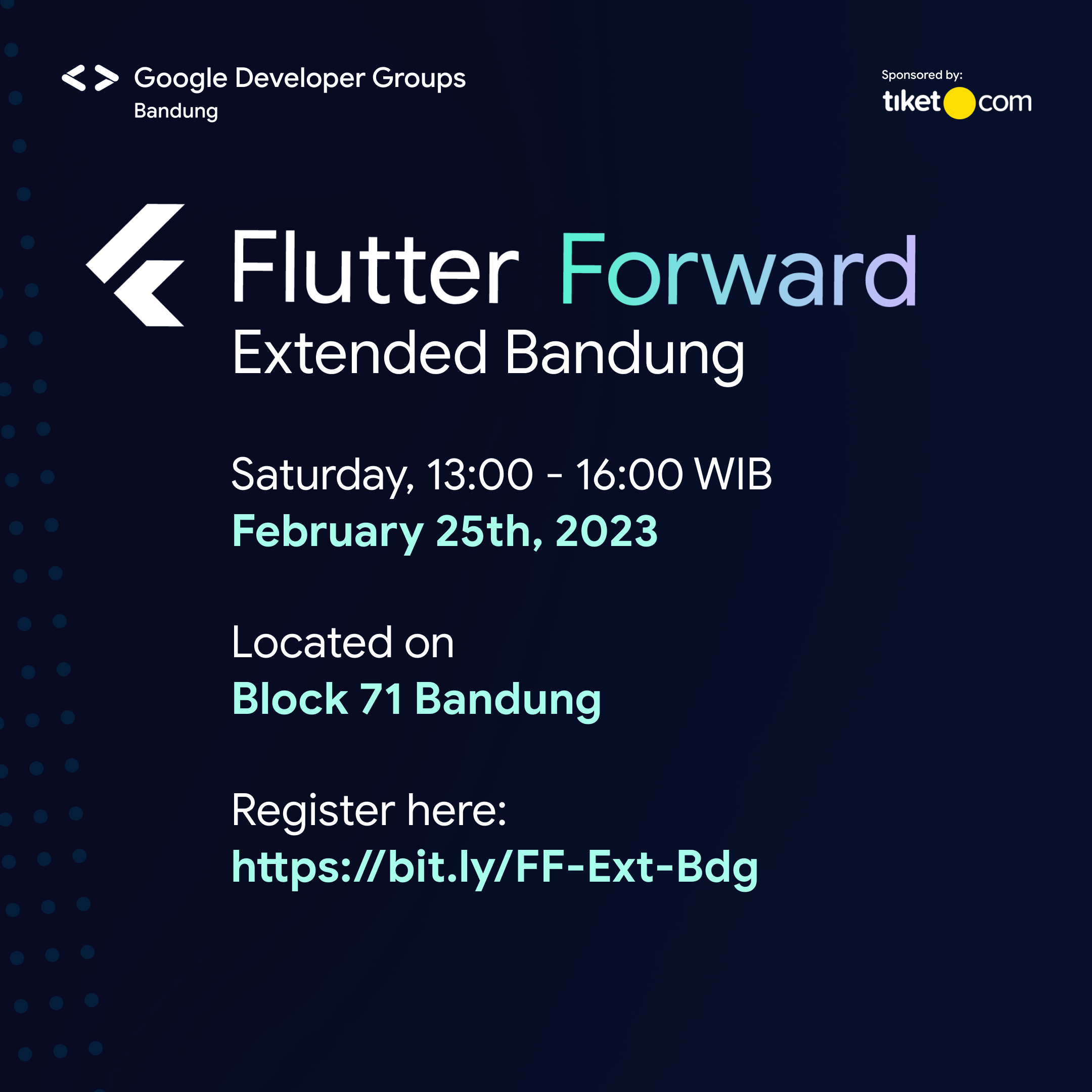 See Flutter Forward Extended Meetups Bandung at Google Developer Groups ...