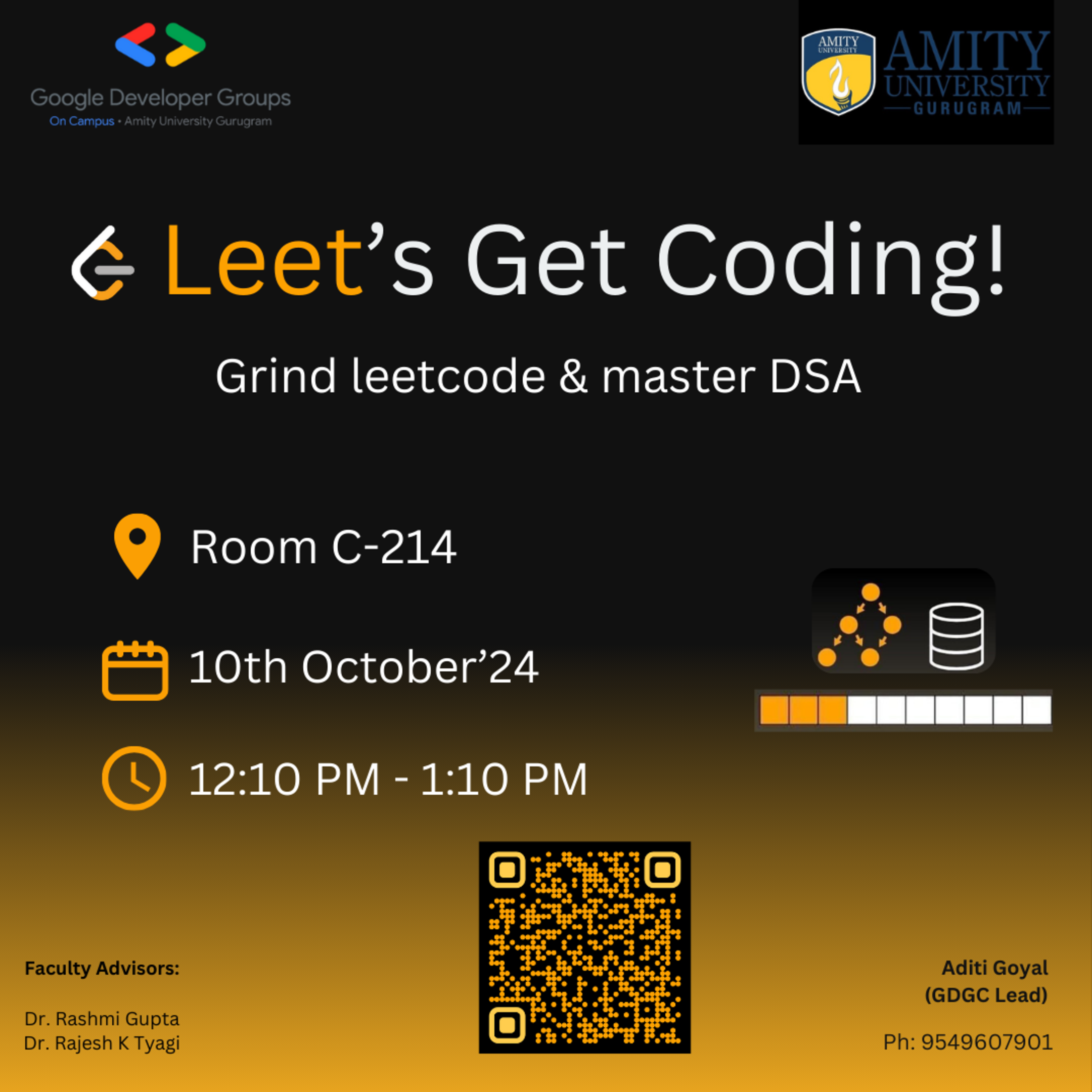 See Leet's get coding at Google Developer Groups GDG on Campus Amity ...