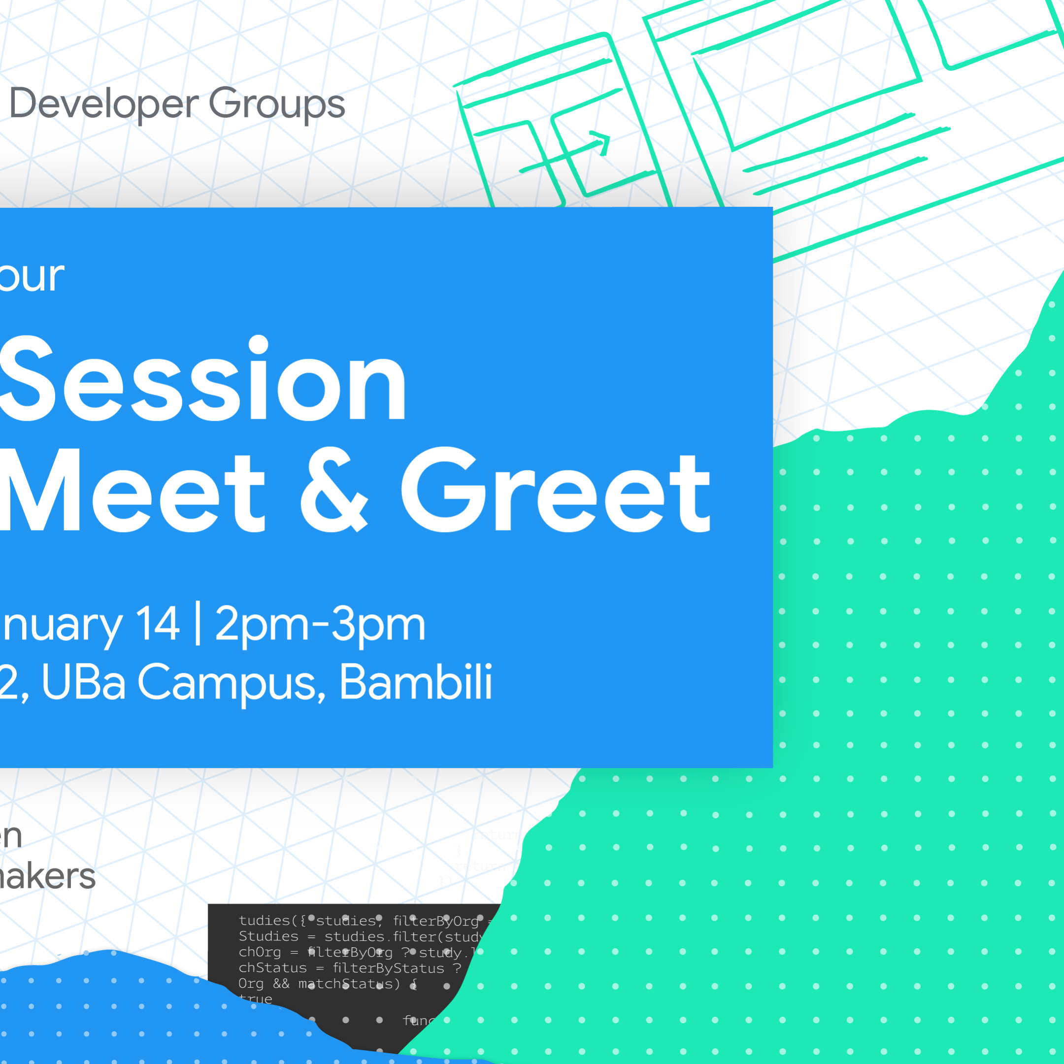 See We are hosting a Meet & Greet at Google Developer Groups GDG Bamenda