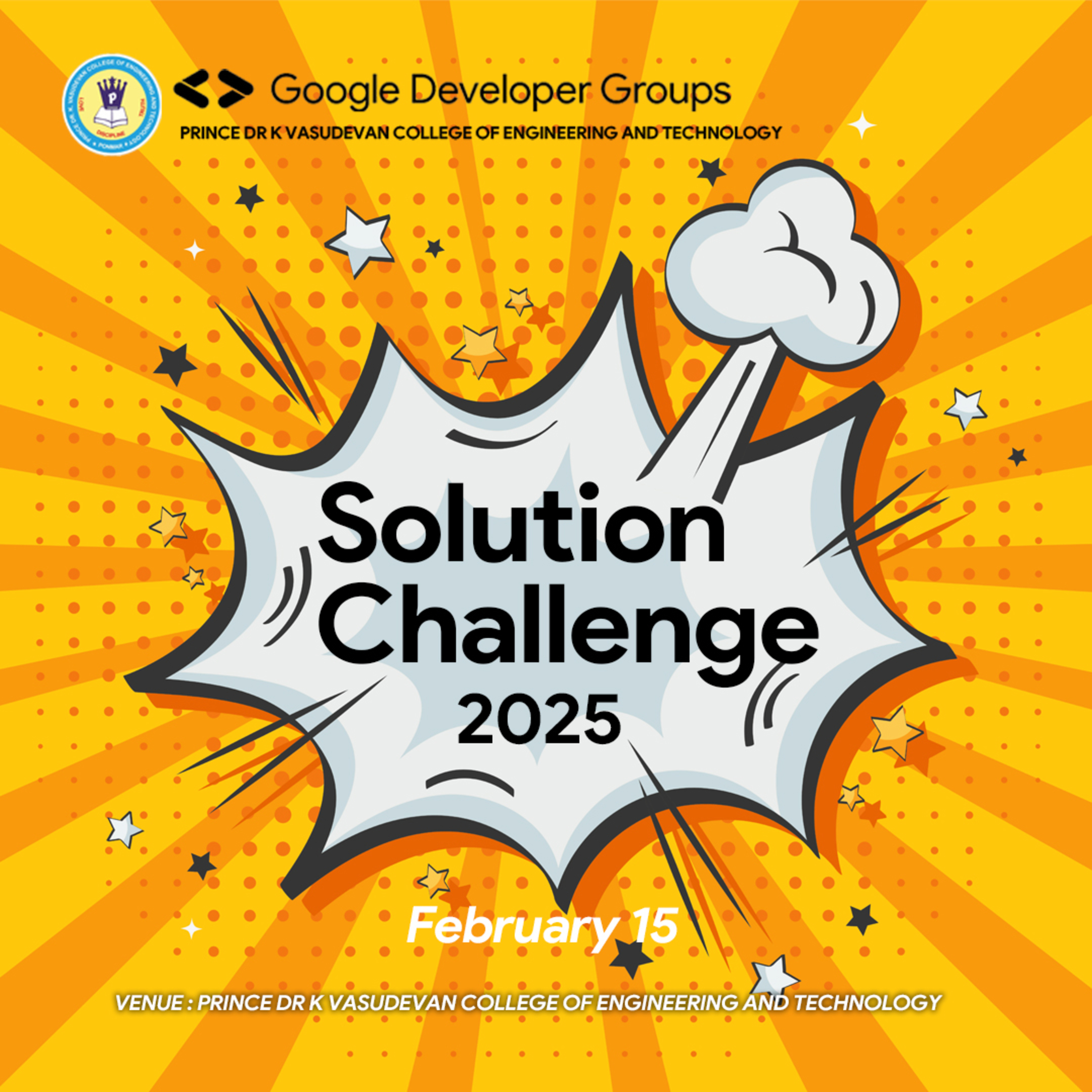 See SOLUTION CHALLENGE 2025 @ PRINCE DR K VASUDEVAN COLLEGE OF ...