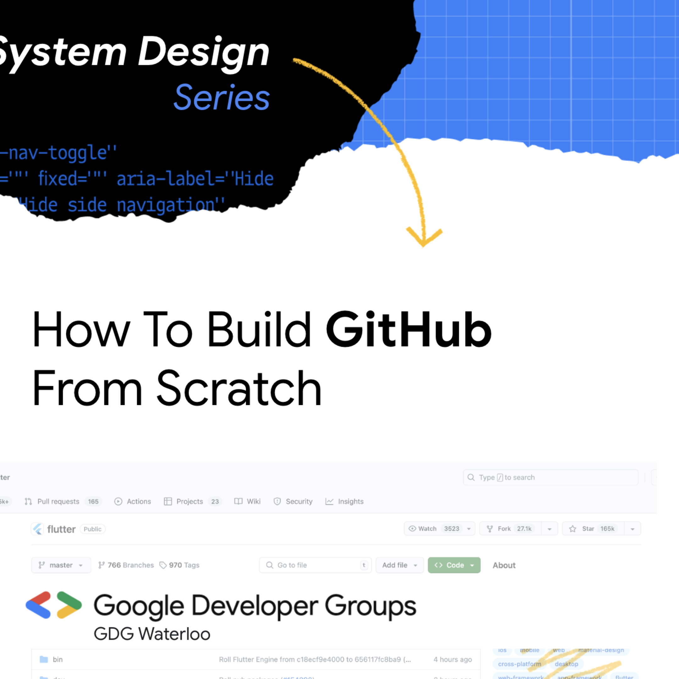 See How To Build GitHub From Scratch - System Design Series at Google ...
