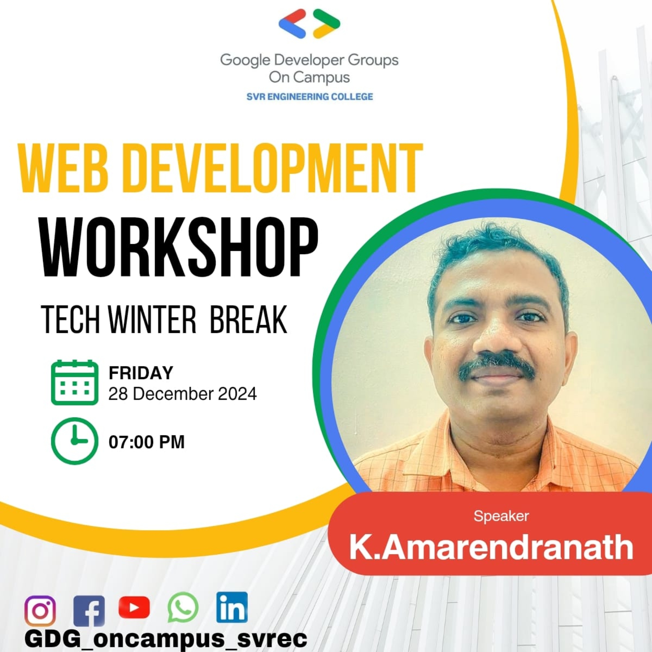 See Tech Winter Break - Web Development Workshop at Google Developer ...