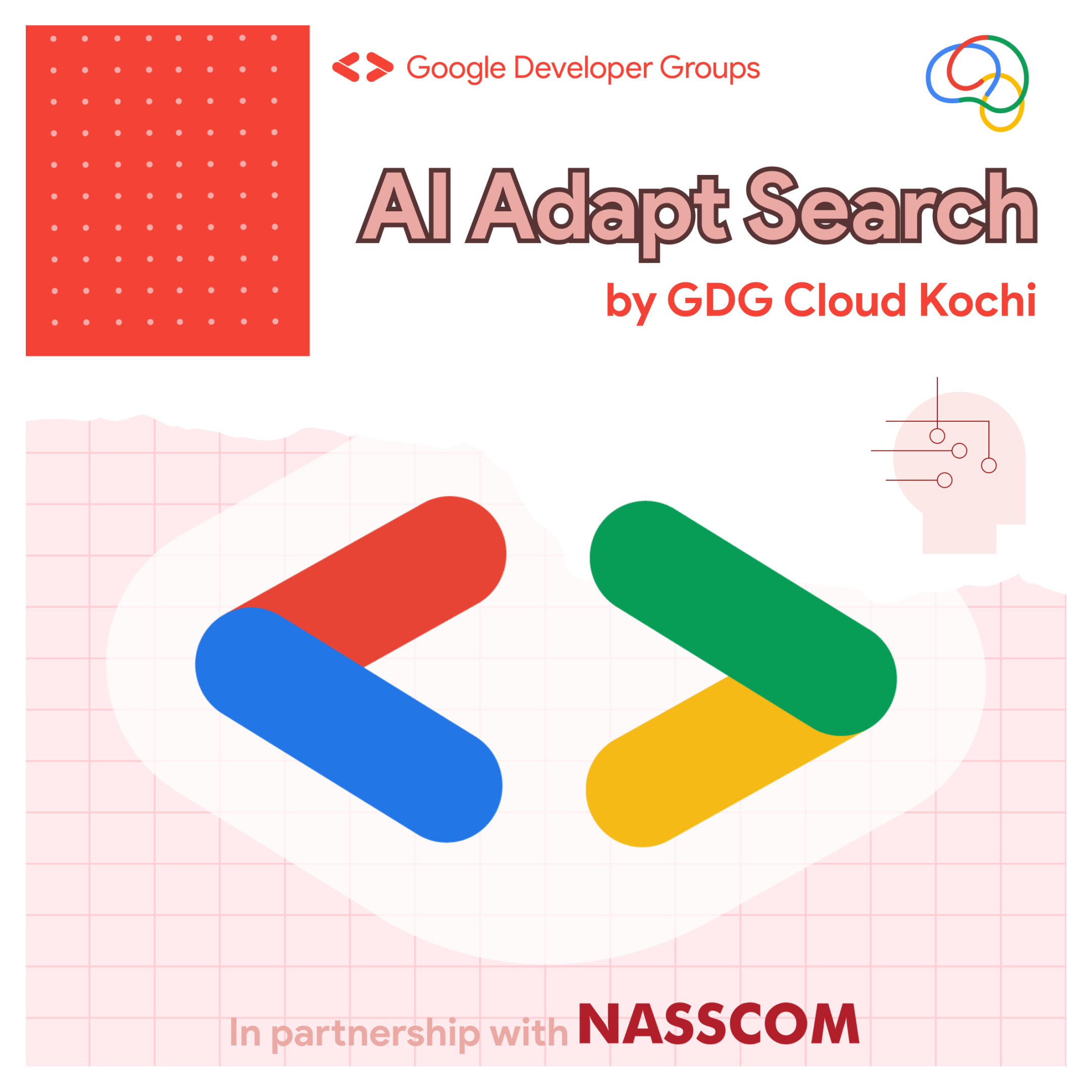 See AI Adapt Search - 1st Edition at Google Developer Groups GDG Cloud Kochi