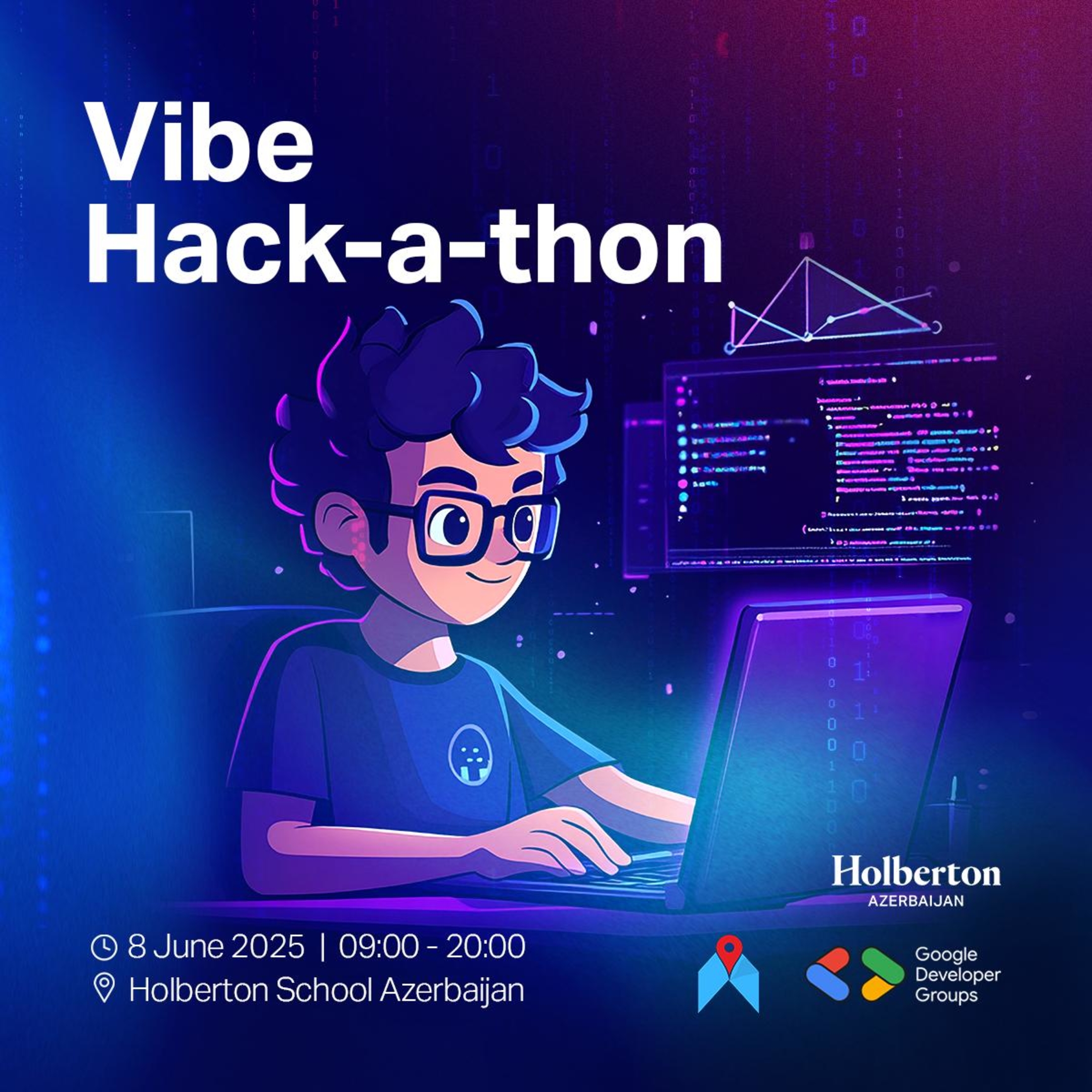 See Vibe Hack-a-thon at Google Developer Groups GDG Baku