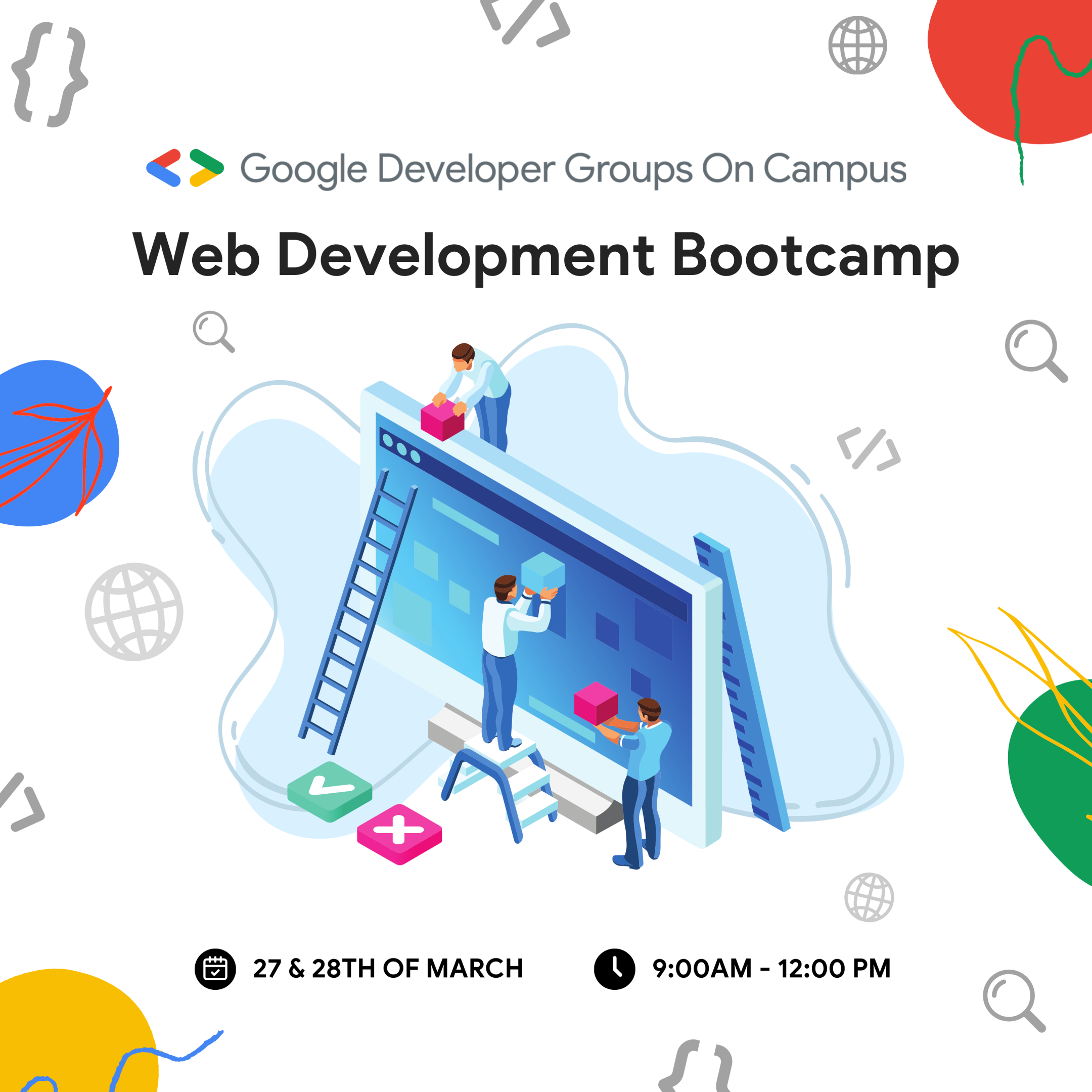 See Web Development Bootcamp at Google Developer Groups GDG on Campus ...