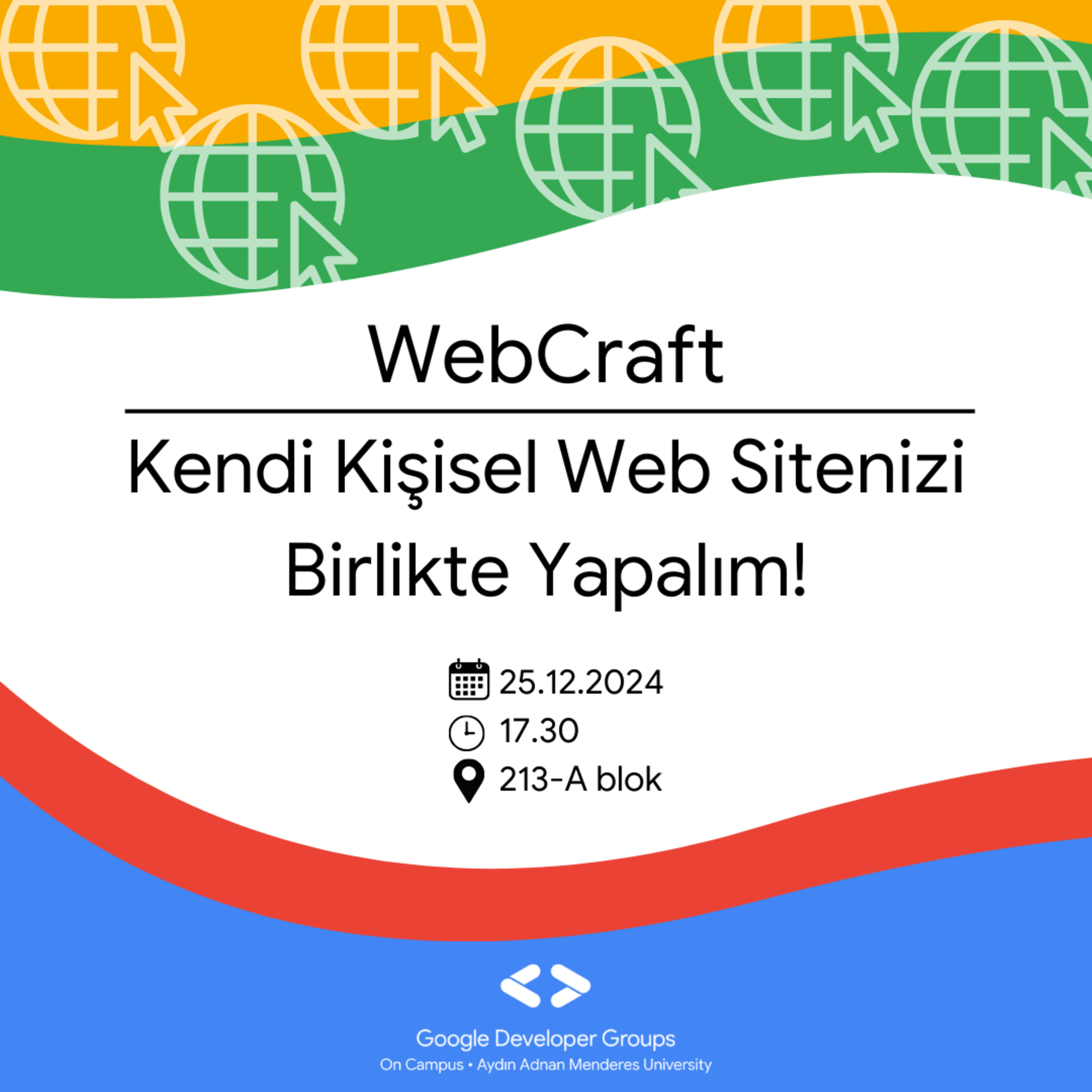 See WebCraft - Build Your Personal Website Together 🚀 at Google Developer Groups GDG on Campus ...
