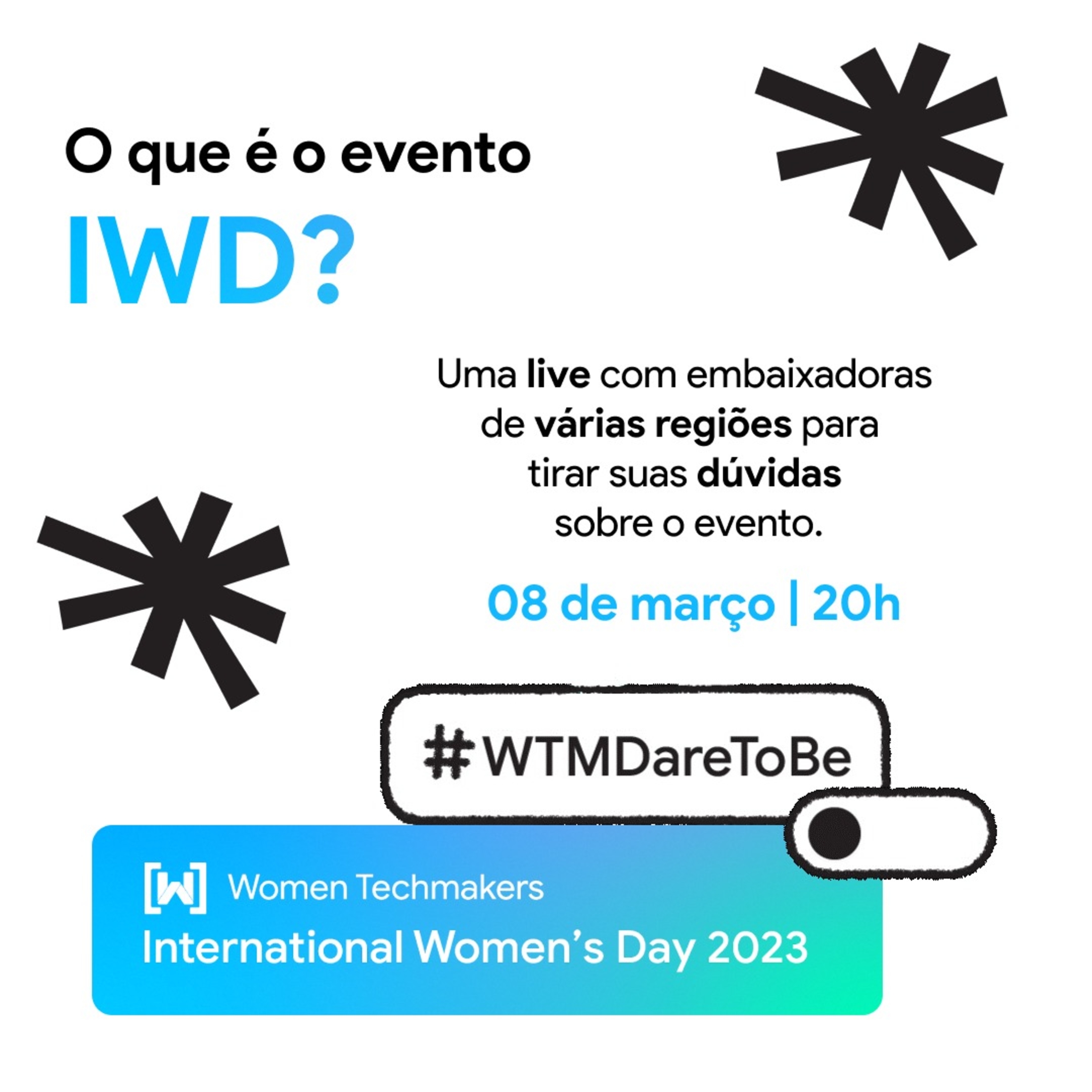 See O QUE É O EVENTO IWD? at Google Developer Groups GDG São José dos ...