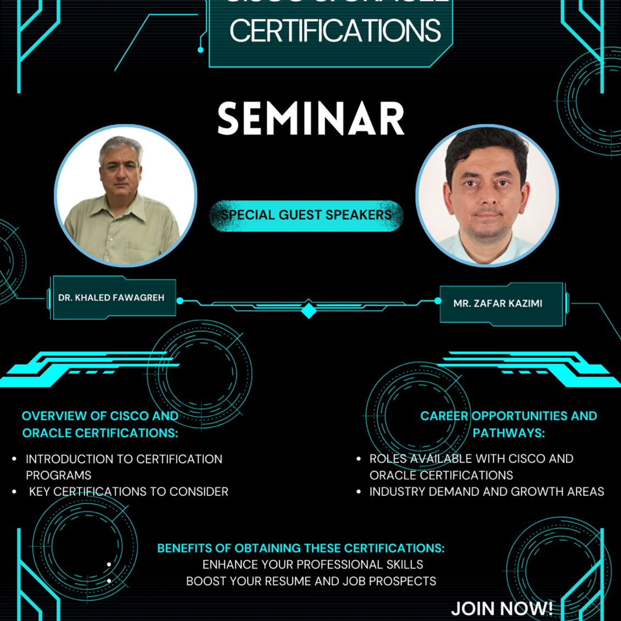 See Cisco & Oracel Certifications (Seminar) at Google Developer Groups ...