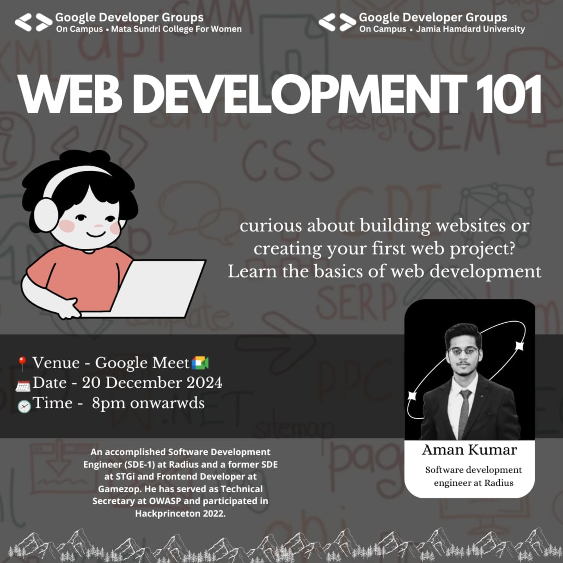 See Tech Winter Break GDG On Campus Mata Sundri College for Women at ...