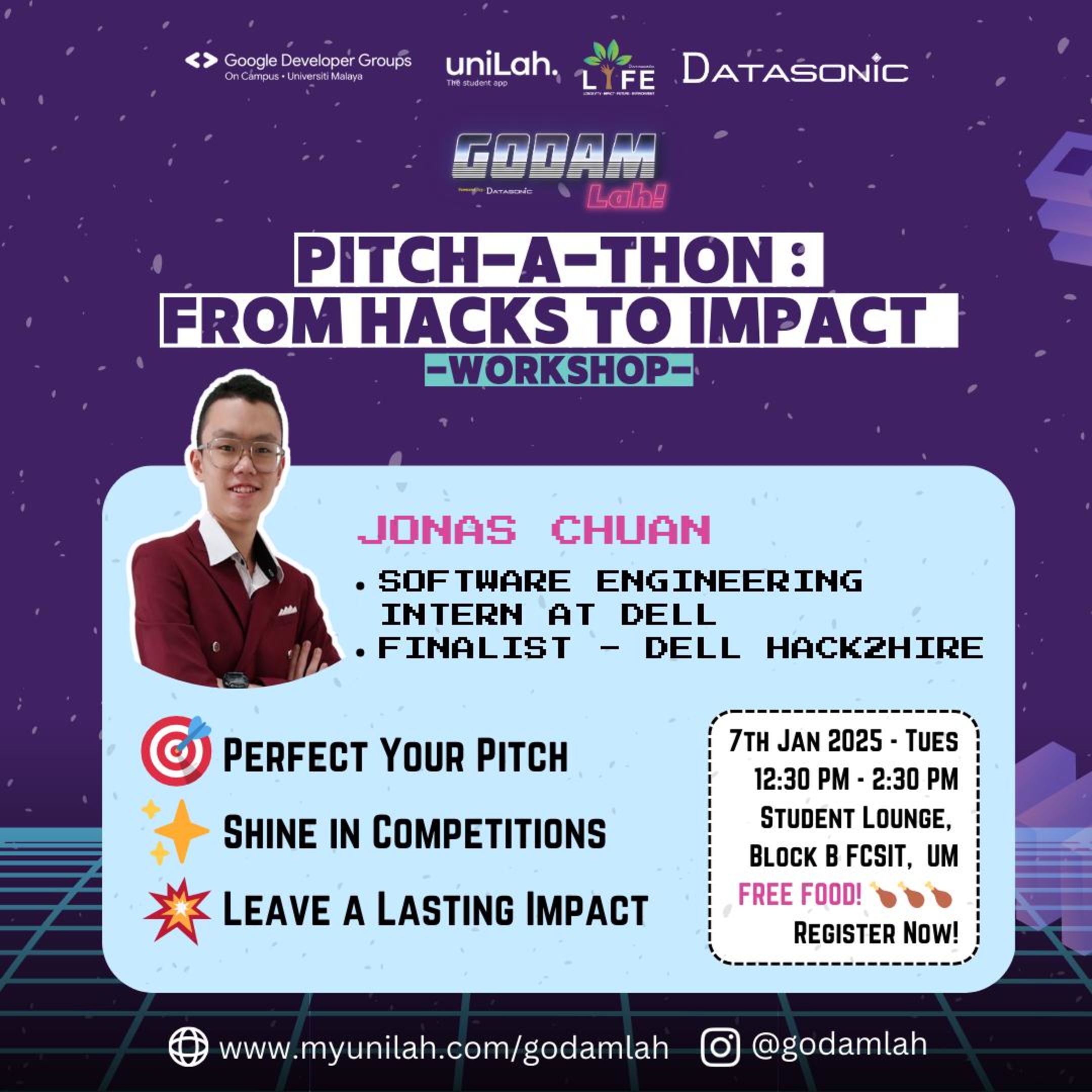 See Pitch Like a Pro at GODAMLah Hackathon! at Google Developer Groups ...