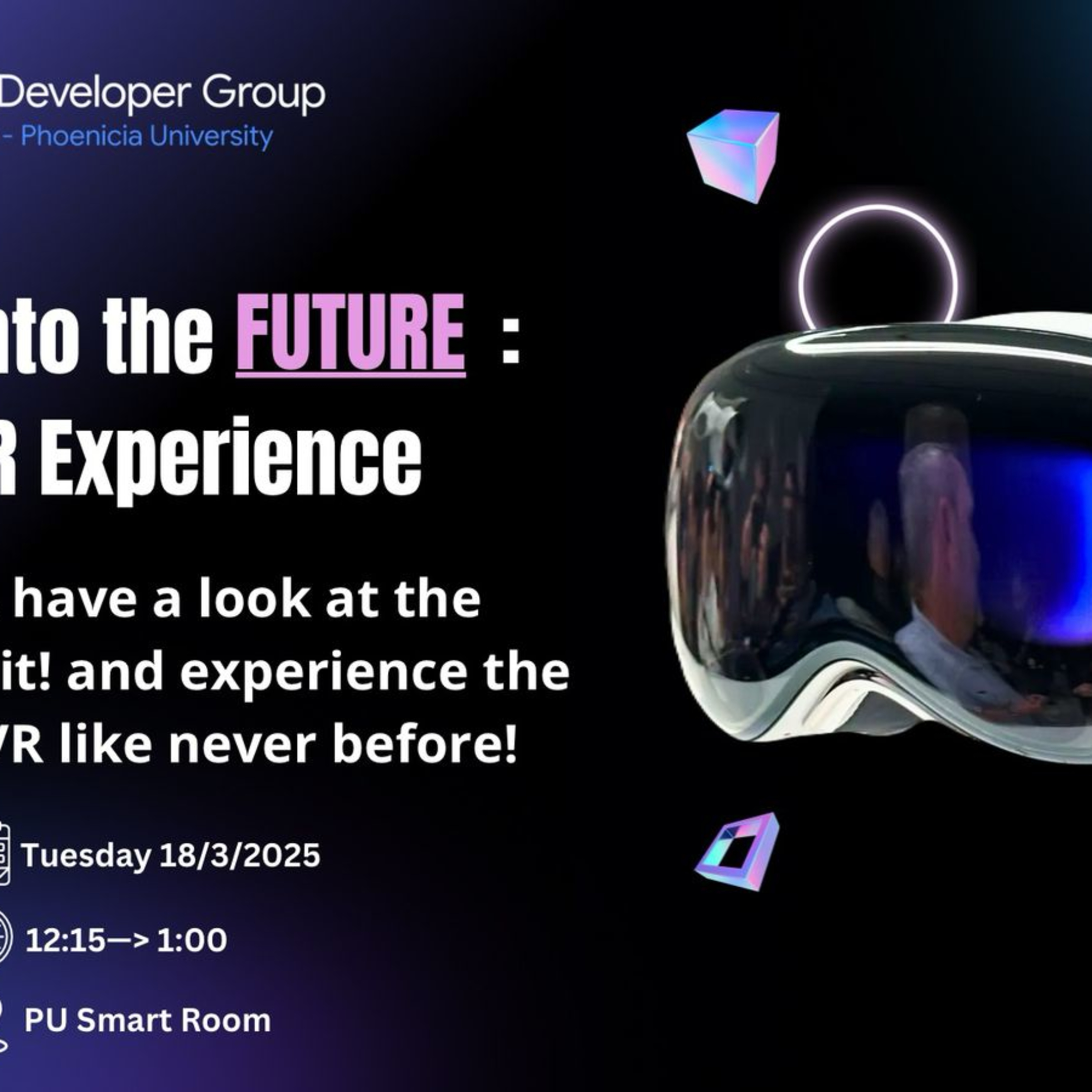 See Step Into the Future: A VR Experience at Google Developer Groups ...