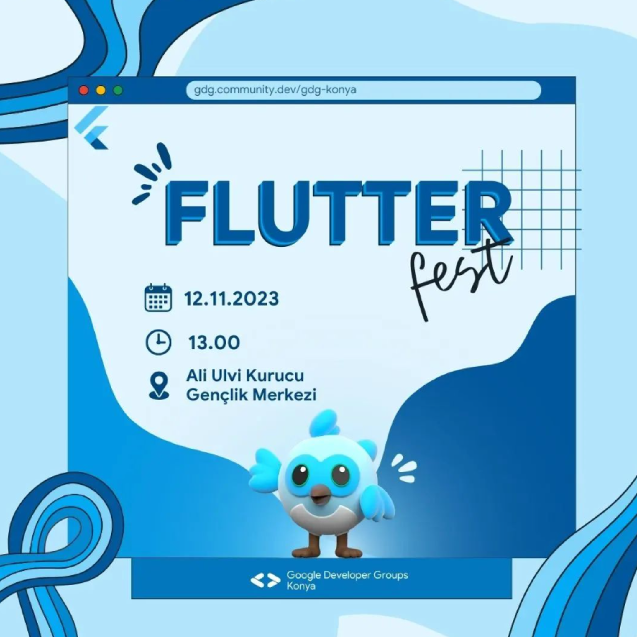 See FLUTTER FEST at Google Developer Groups GDG Konya