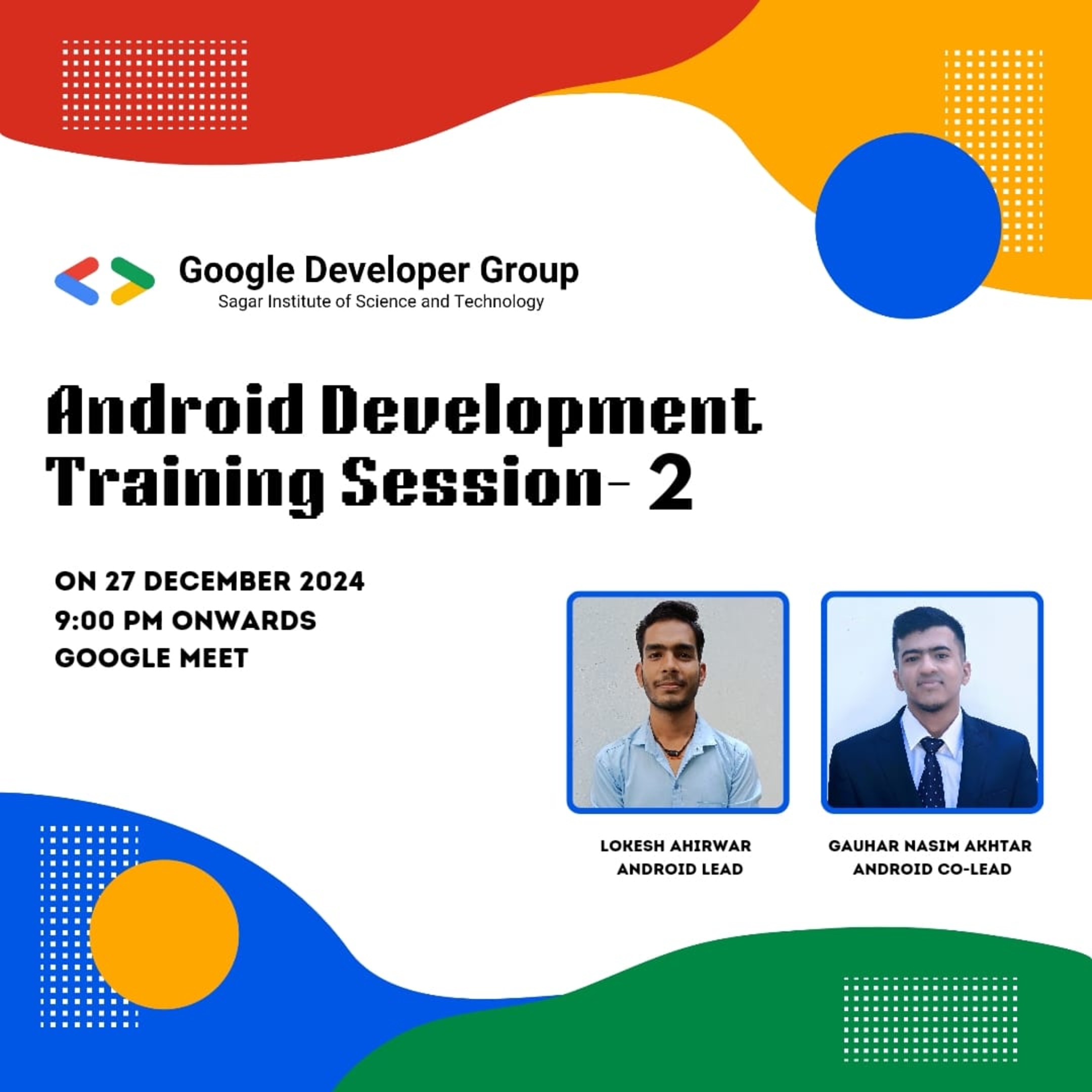 See Android Development Training Session - 2 at Google Developer Groups ...