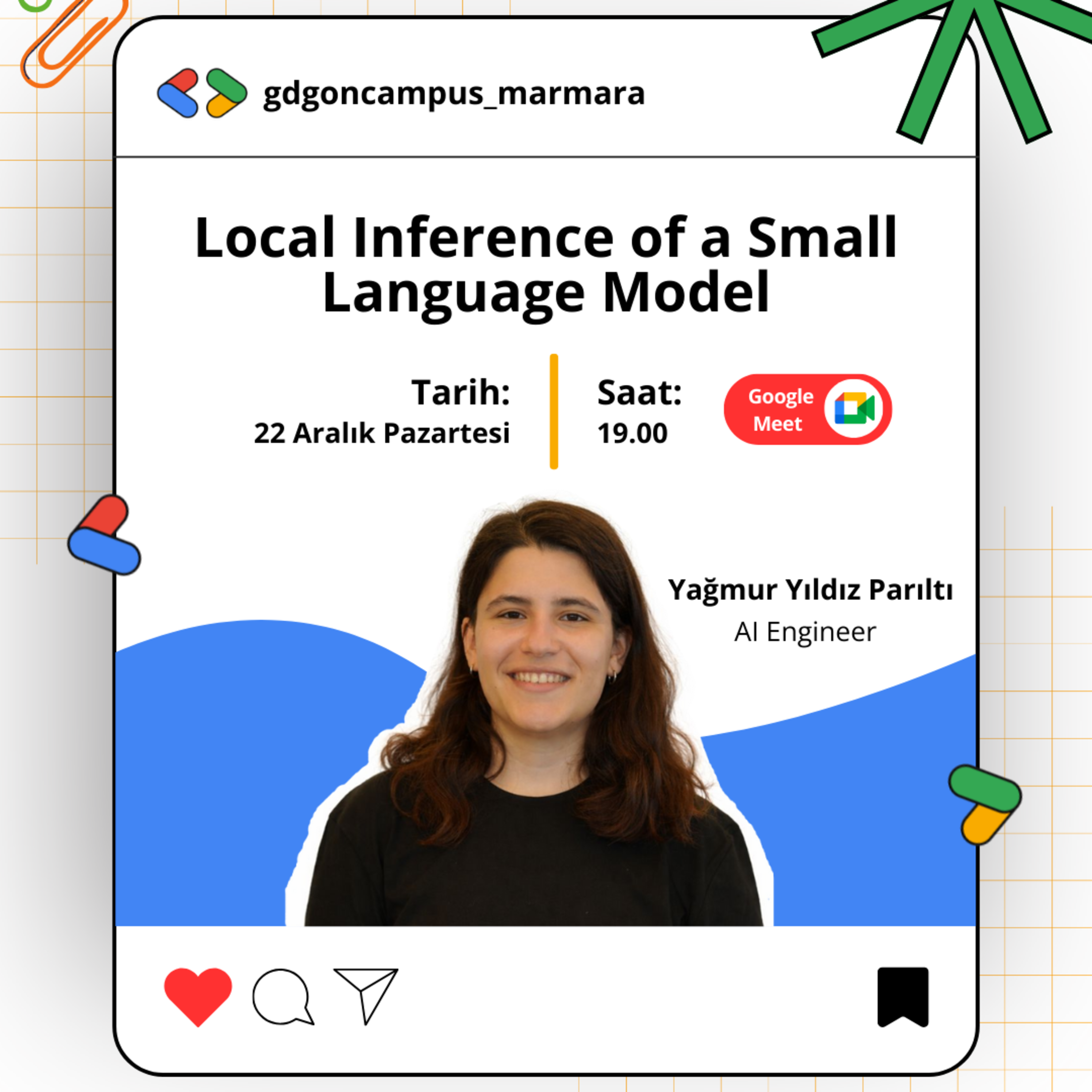 See Local Inference of a Small Language Model at Google Developer ...