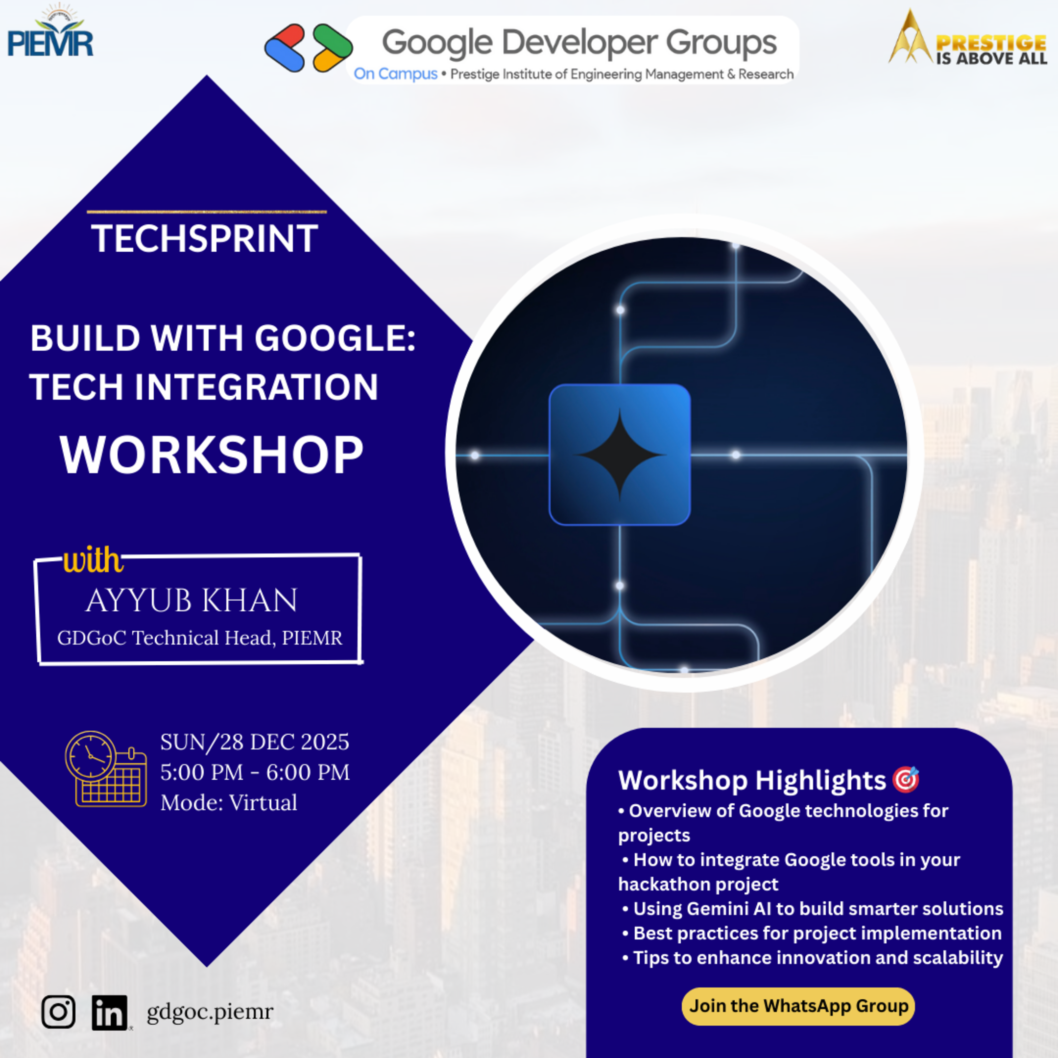 See Build with Google: Tech Integration Workshop ⚙️🚀 at Google ...