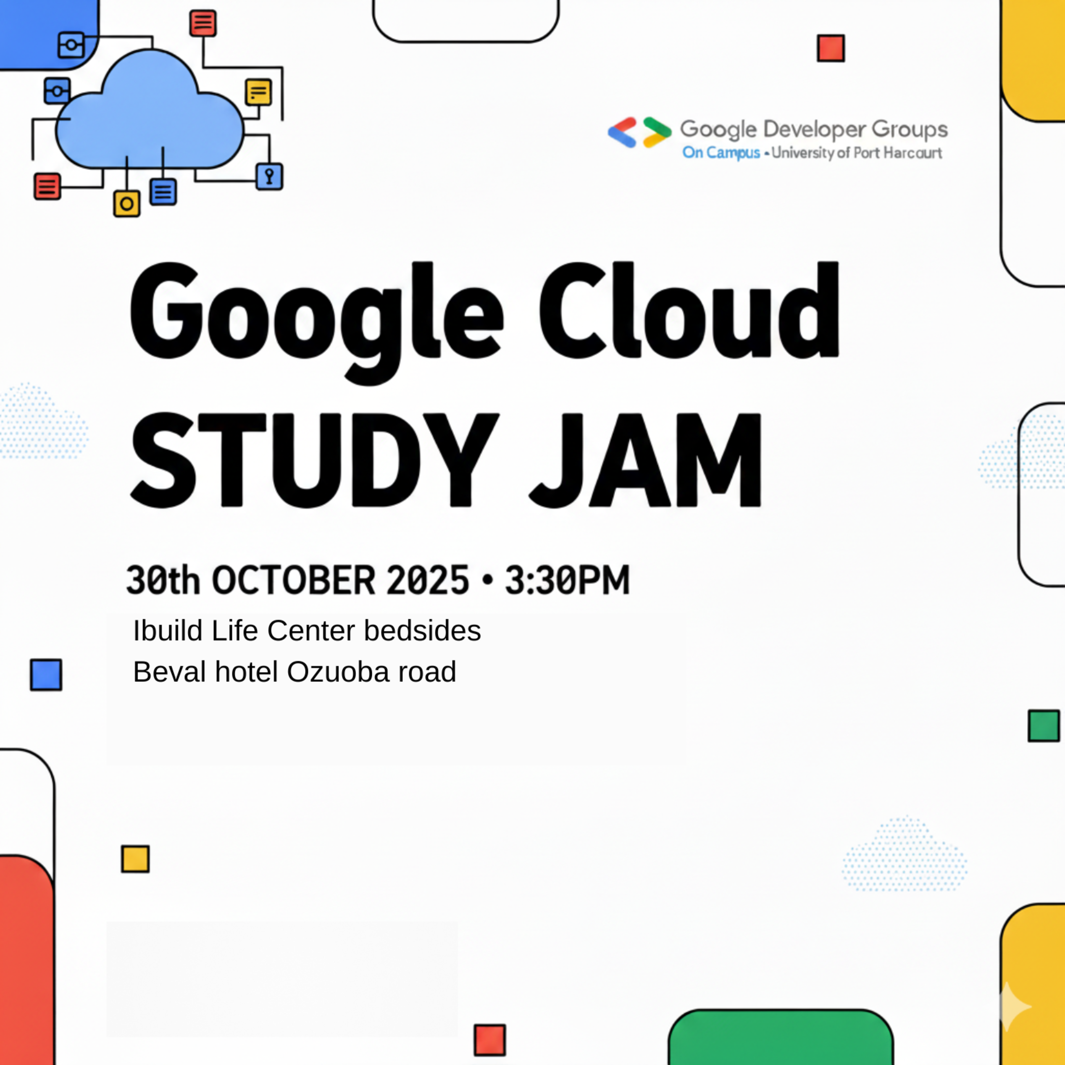 See Google Cloud Study Jam: Kickstart Your Cloud Journey! at Google ...
