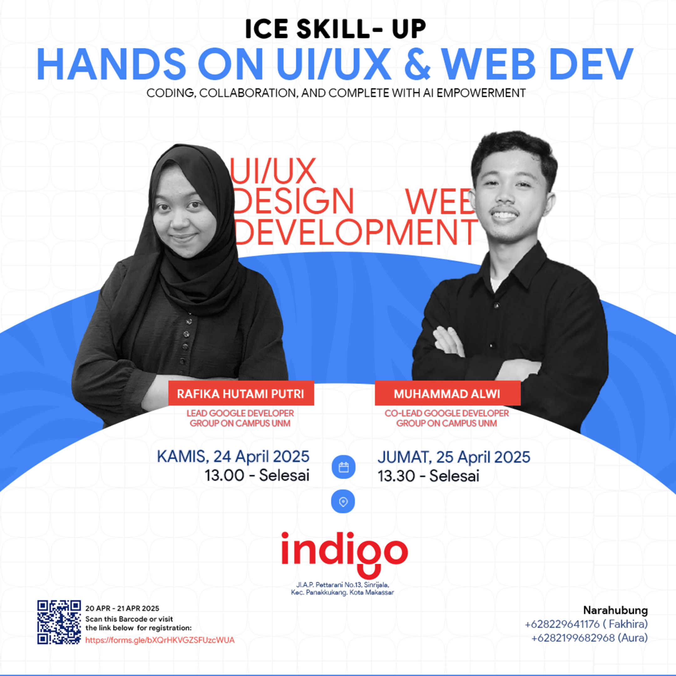 See ICE SKILL-UP: HANDS ON UI/UX & WEB DEV at Google Developer Groups GDG on Campus Universitas ...