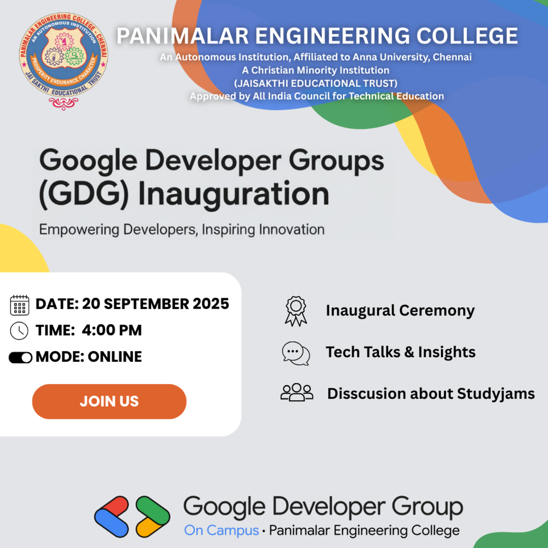 See Ignite with GDG: On-Campus Inauguration @ PEC at Google Developer Groups GDG on Campus ...