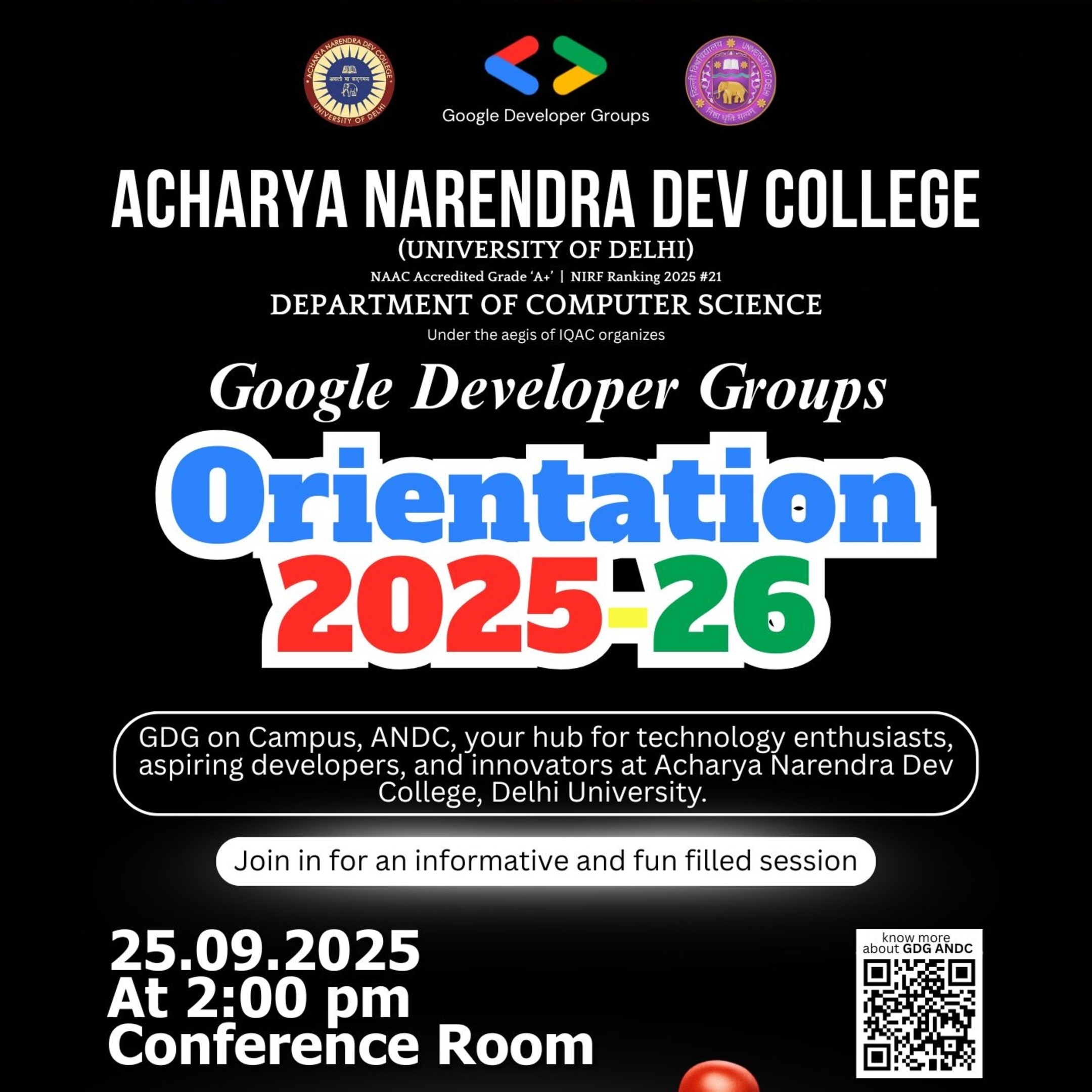 See Welcome to GDG on Campus:Onboarding Session at Google Developer Groups GDG on Campus Acharya ...
