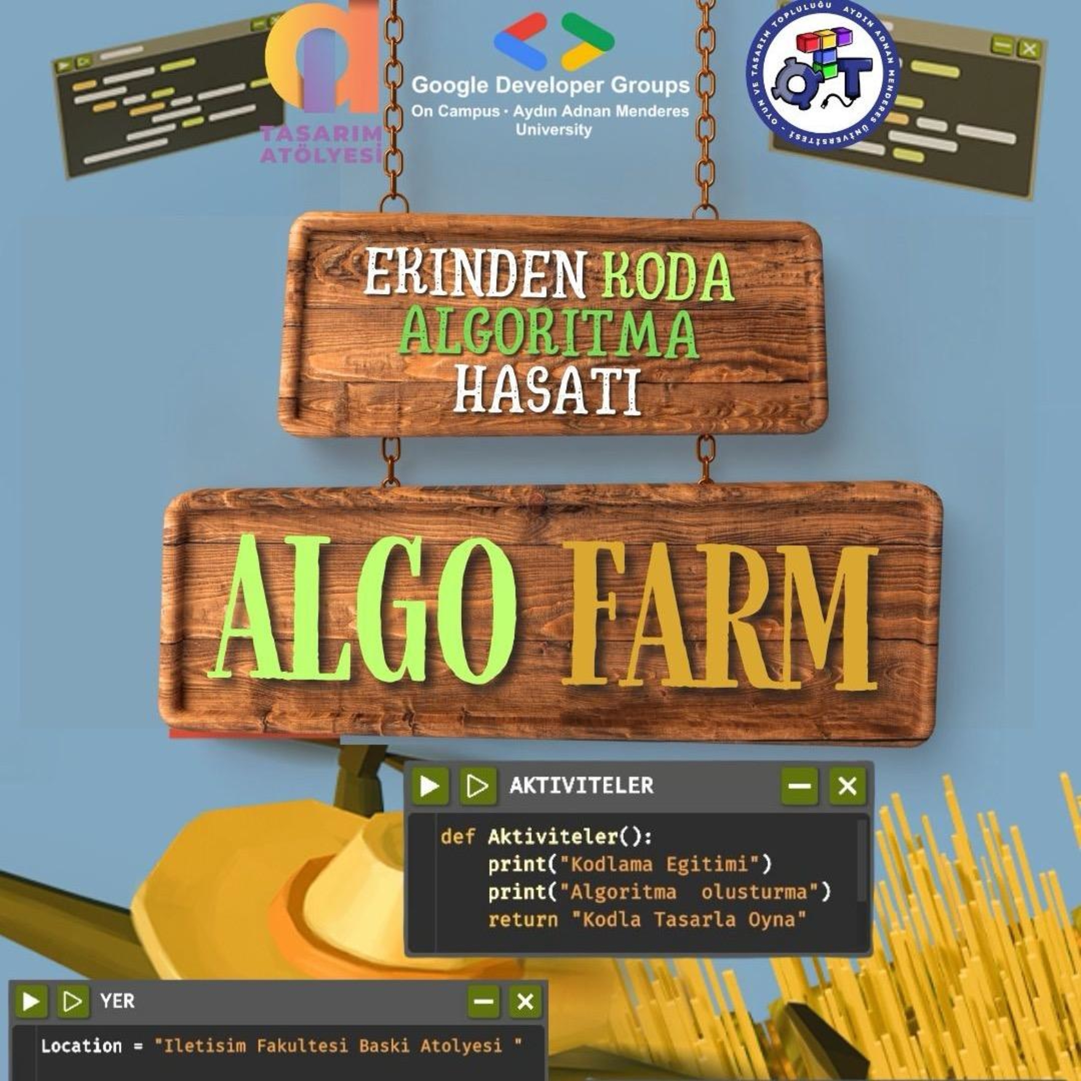 See ALGO FARM: From Seeds to Code – Algorithmic Thinking Made Fun at Google Developer Groups GDG ...
