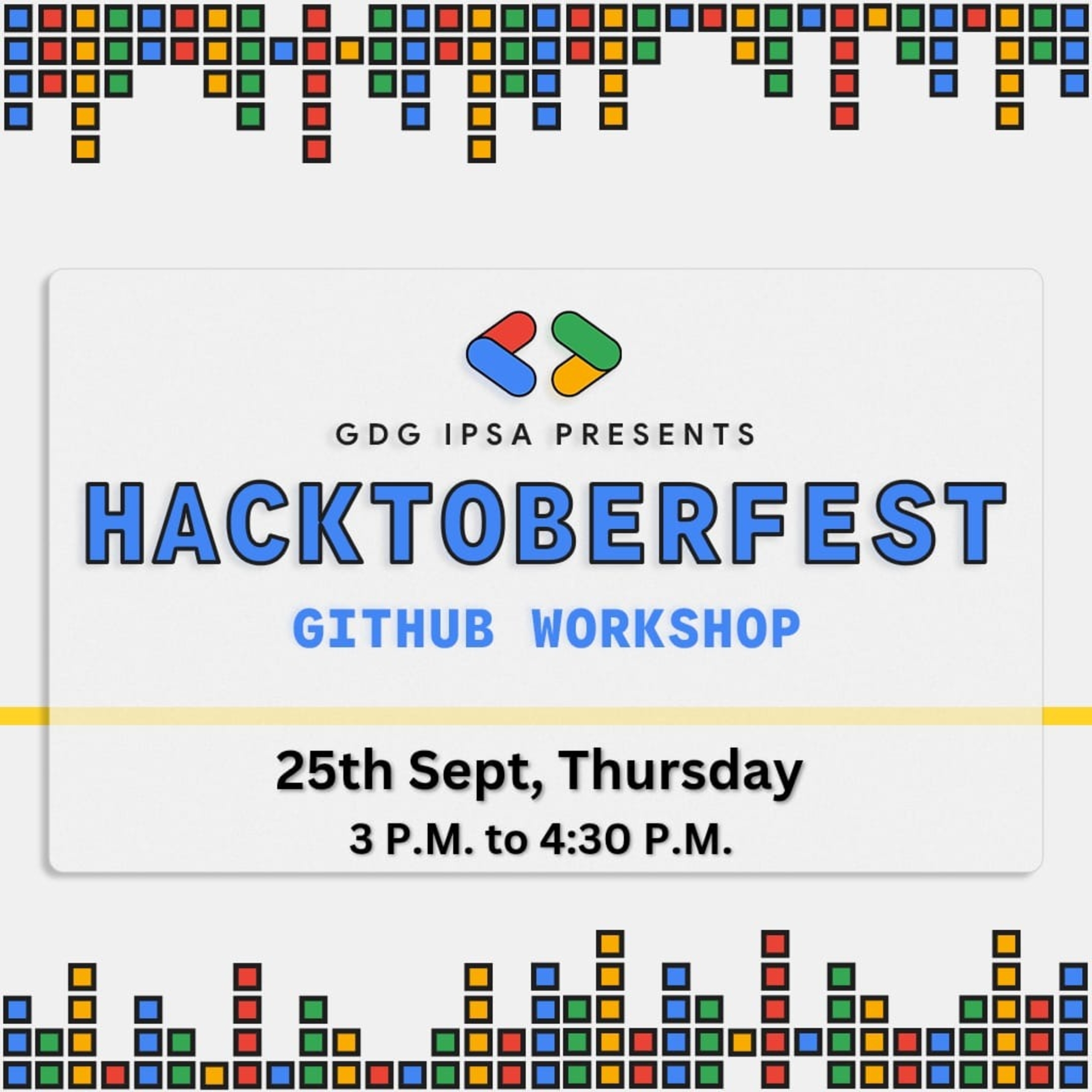 See Hacktoberfest Kickoff & GitHub Workshop at Google Developer Groups GDG on Campus IPS Academy ...