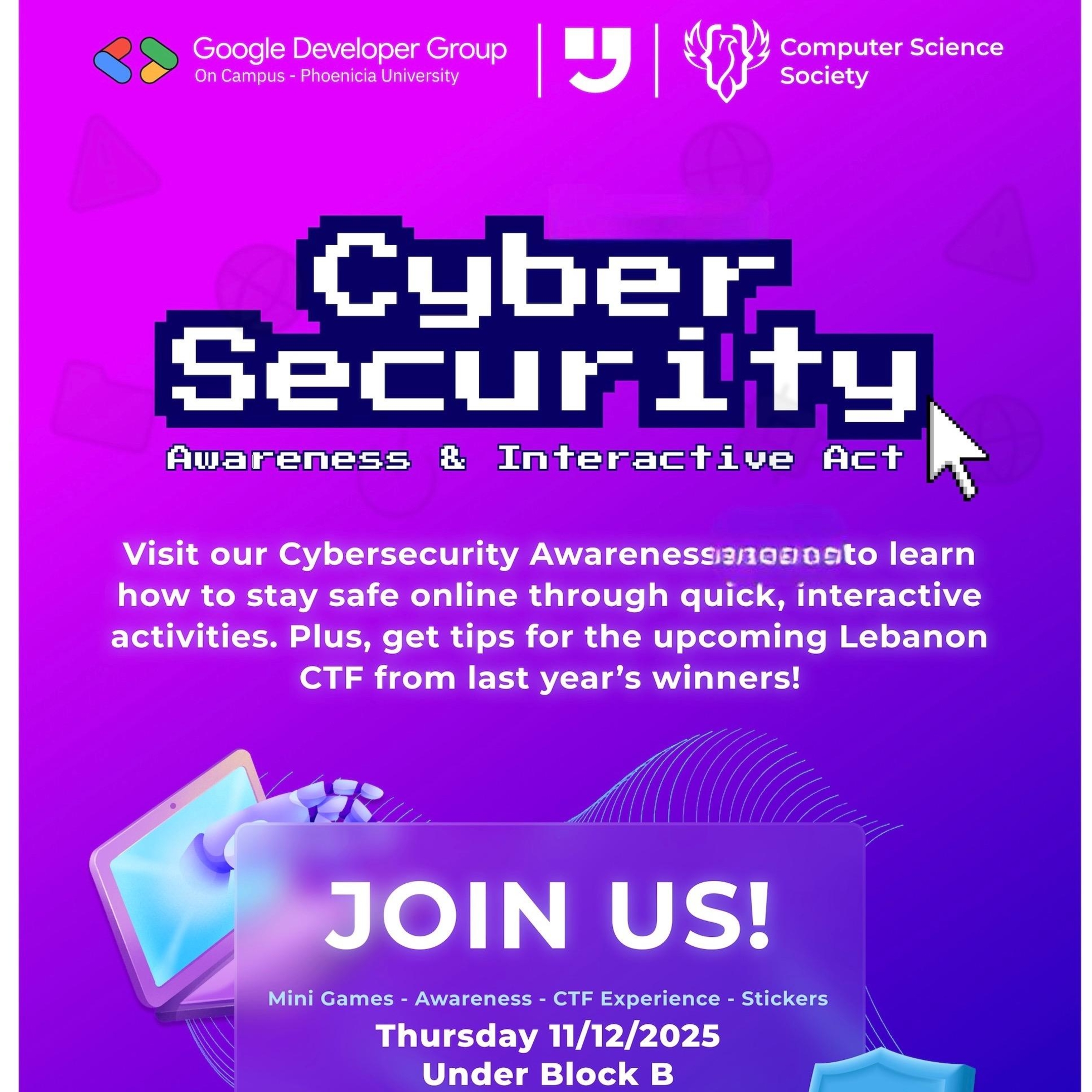 See Cyber Security Awareness & Interactive Act at Google Developer ...