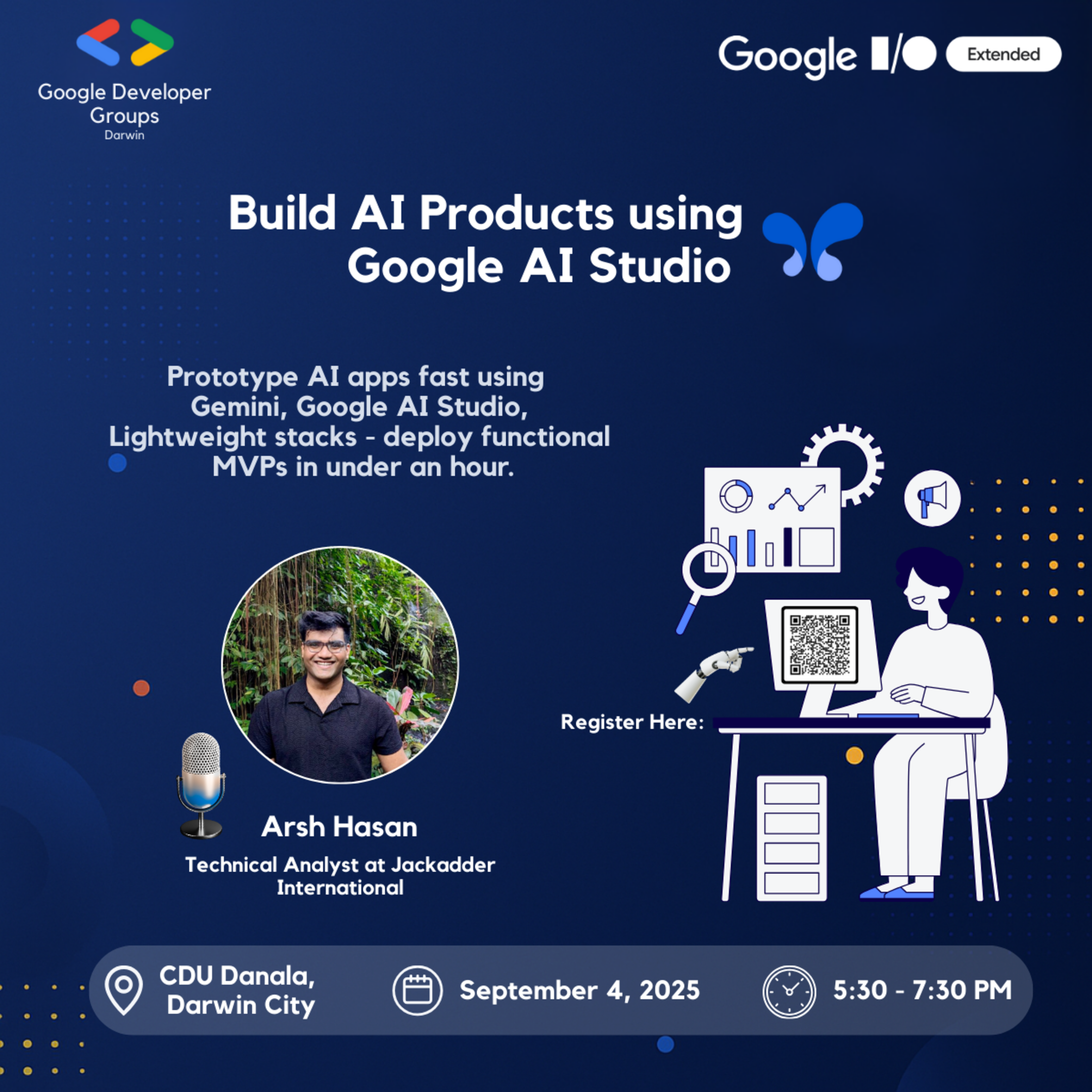 See Build AI Products using Google AI Studio - I/O Extended at Google ...