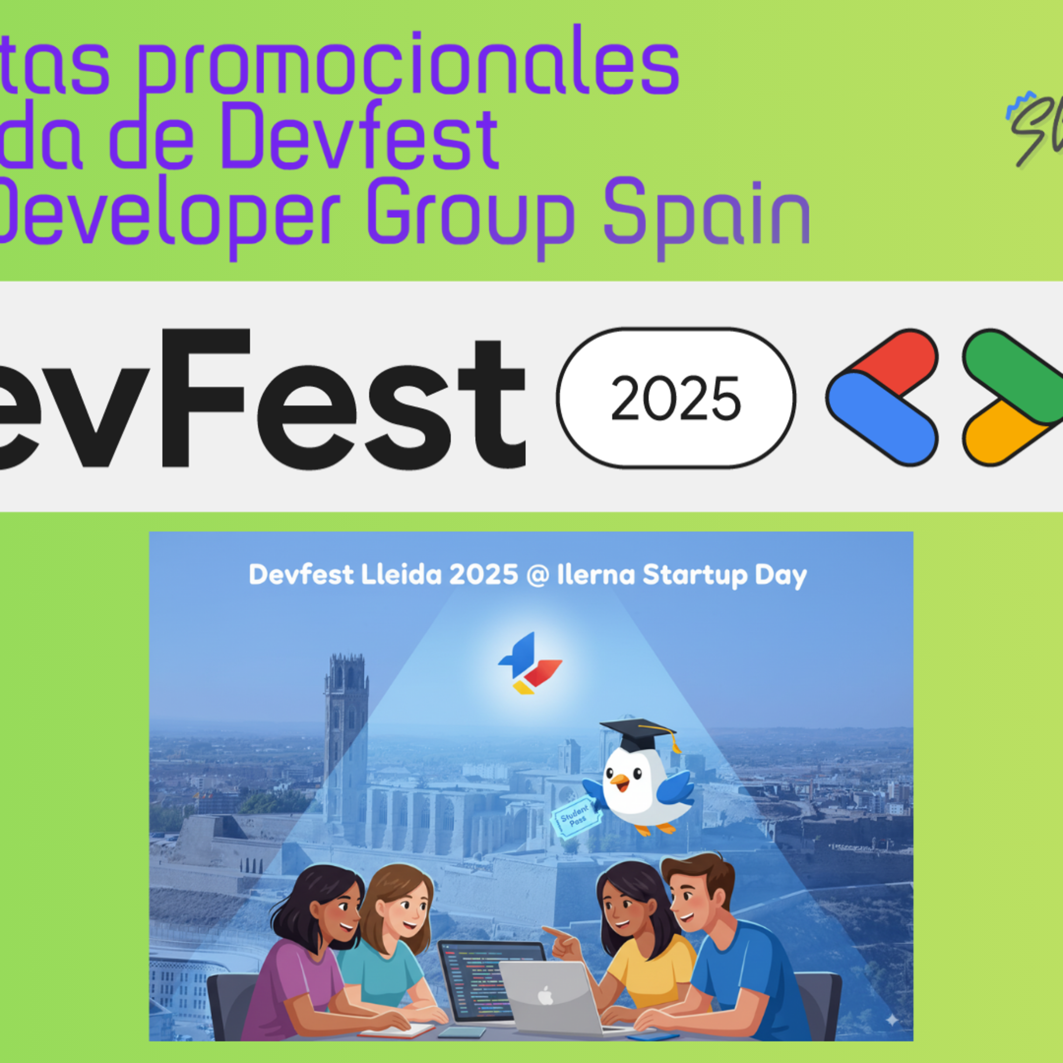 See Devfest Lleida 2025, entrevistas promocionales temporada de Devfest Google Developer Group ...