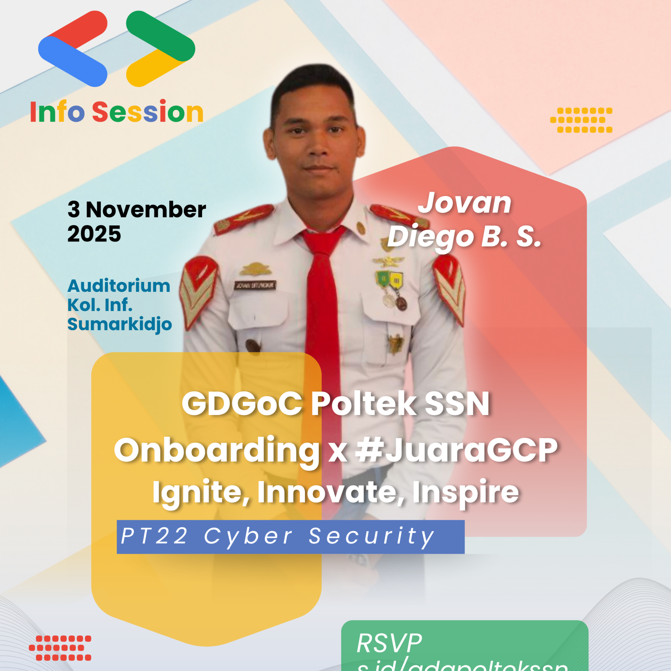See GDGoC Poltek SSN Onboarding x #JuaraGCP: Ignite, Innovate, Inspire ...
