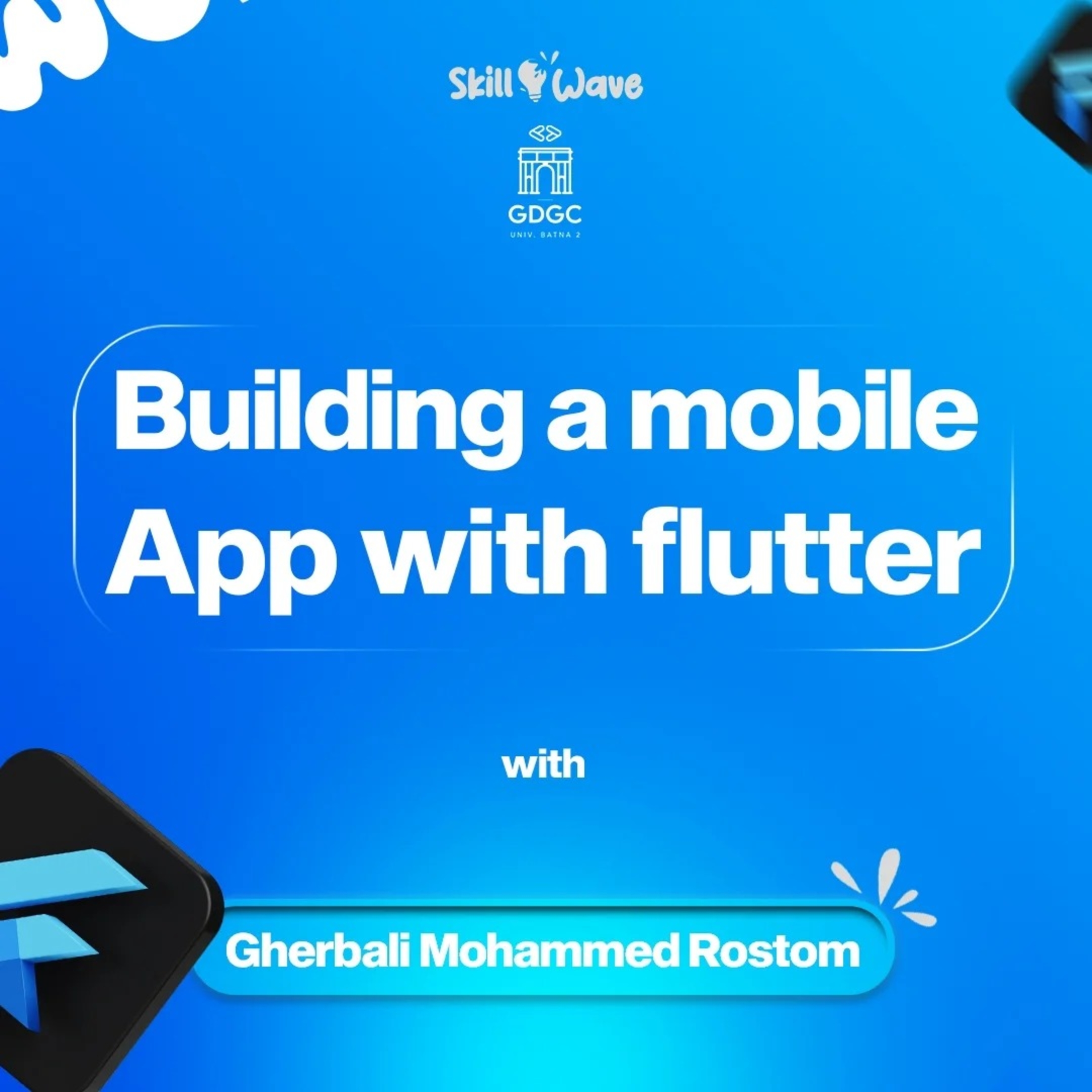 See Flutter Mobile App Development Workshop at Google Developer Groups ...
