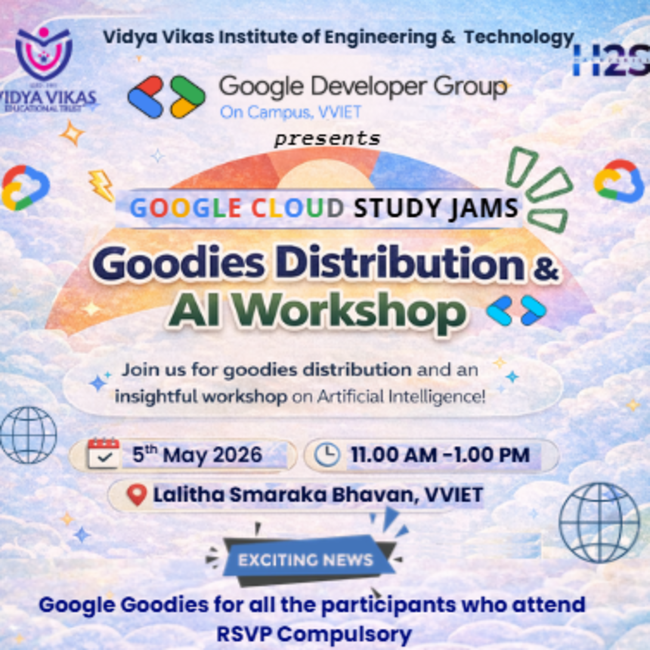 See Artificial Intelligence (AI )Workshop & Goodies Distribution -VVIET ...