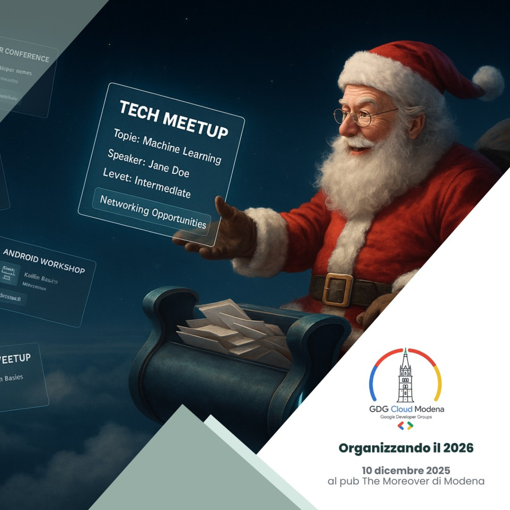 See Organizzando il 2026 at Google Developer Groups GDG Cloud Modena