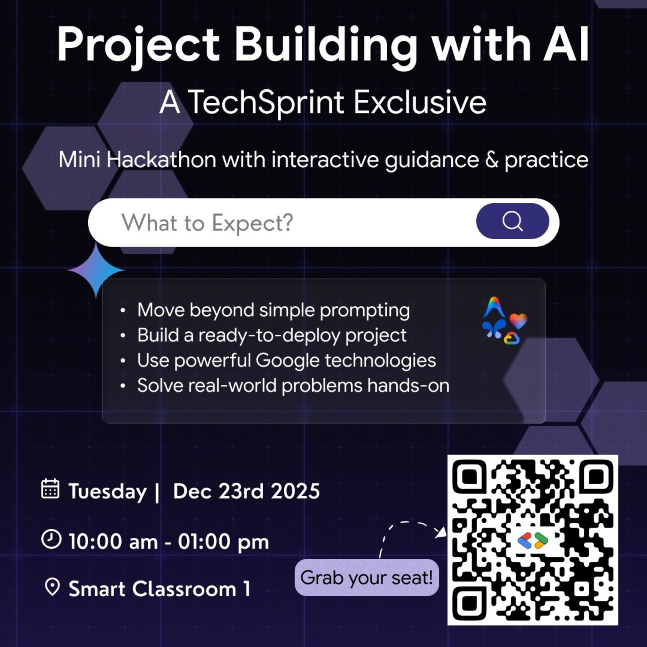 See Project Building with AI: Hackathon Preview at Google Developer ...