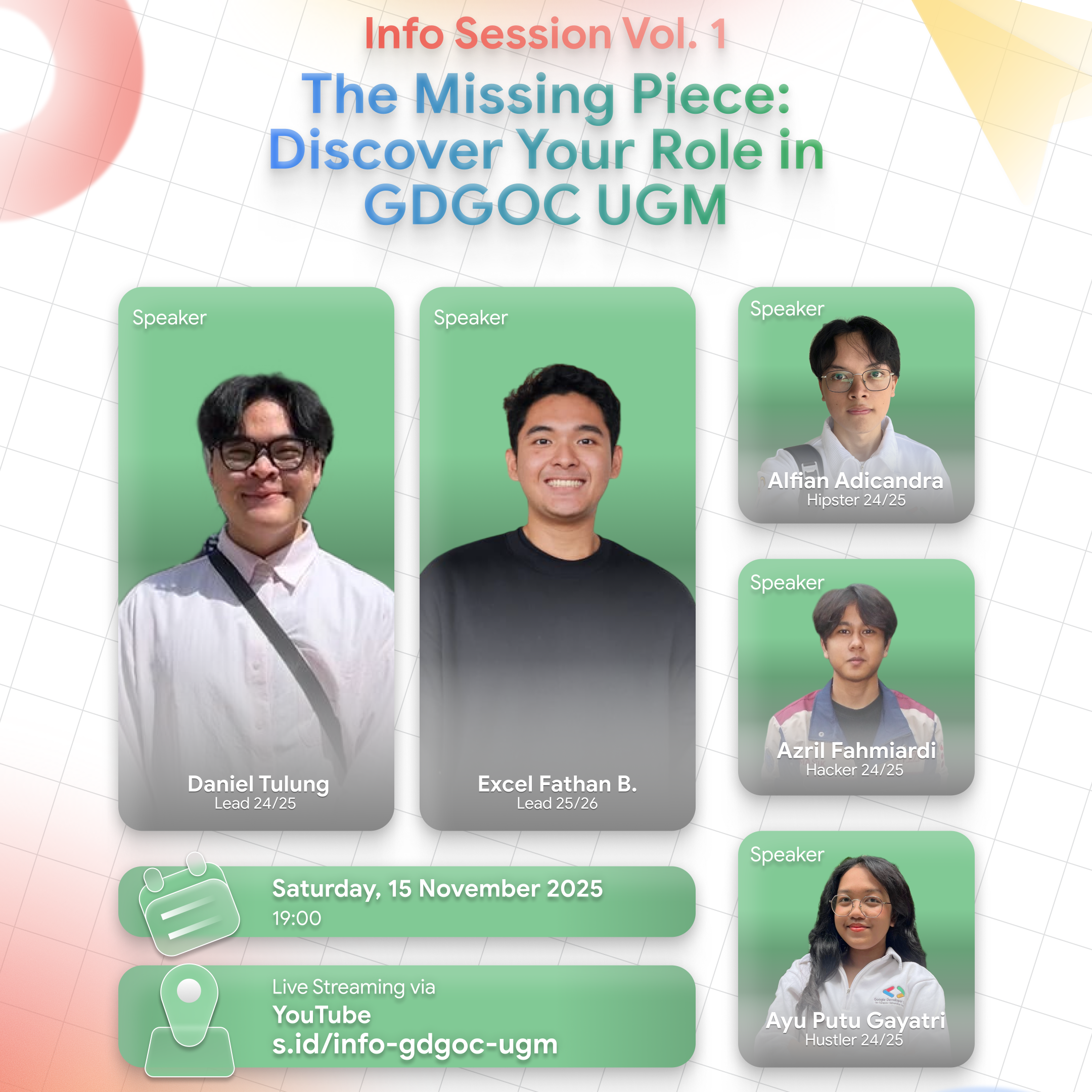 See The Missing Piece: Discover Your Role in GDGoC UGM at Google ...