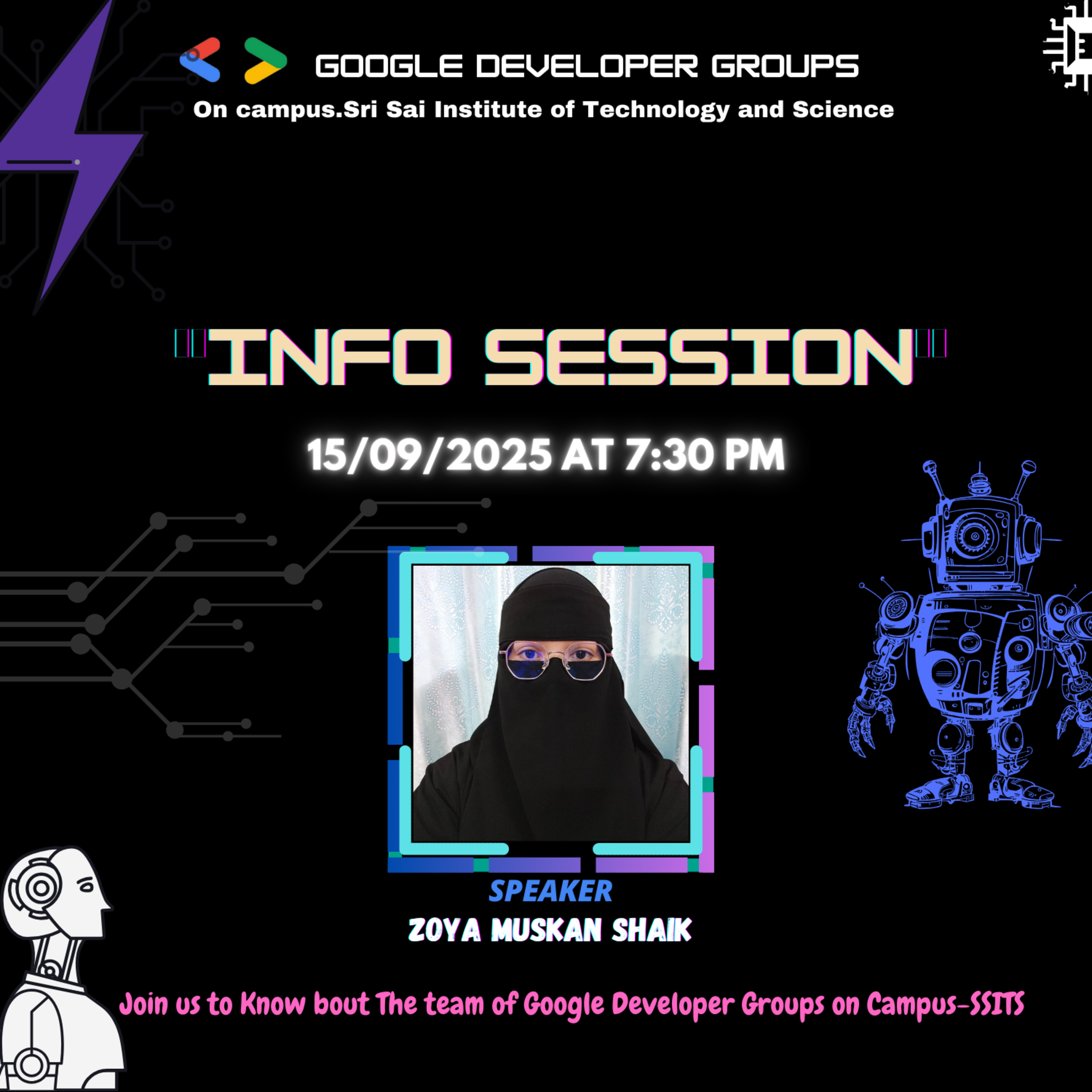 See Welcome to Google Developer Groups on Campus-SSITS: Meet and Learn ...
