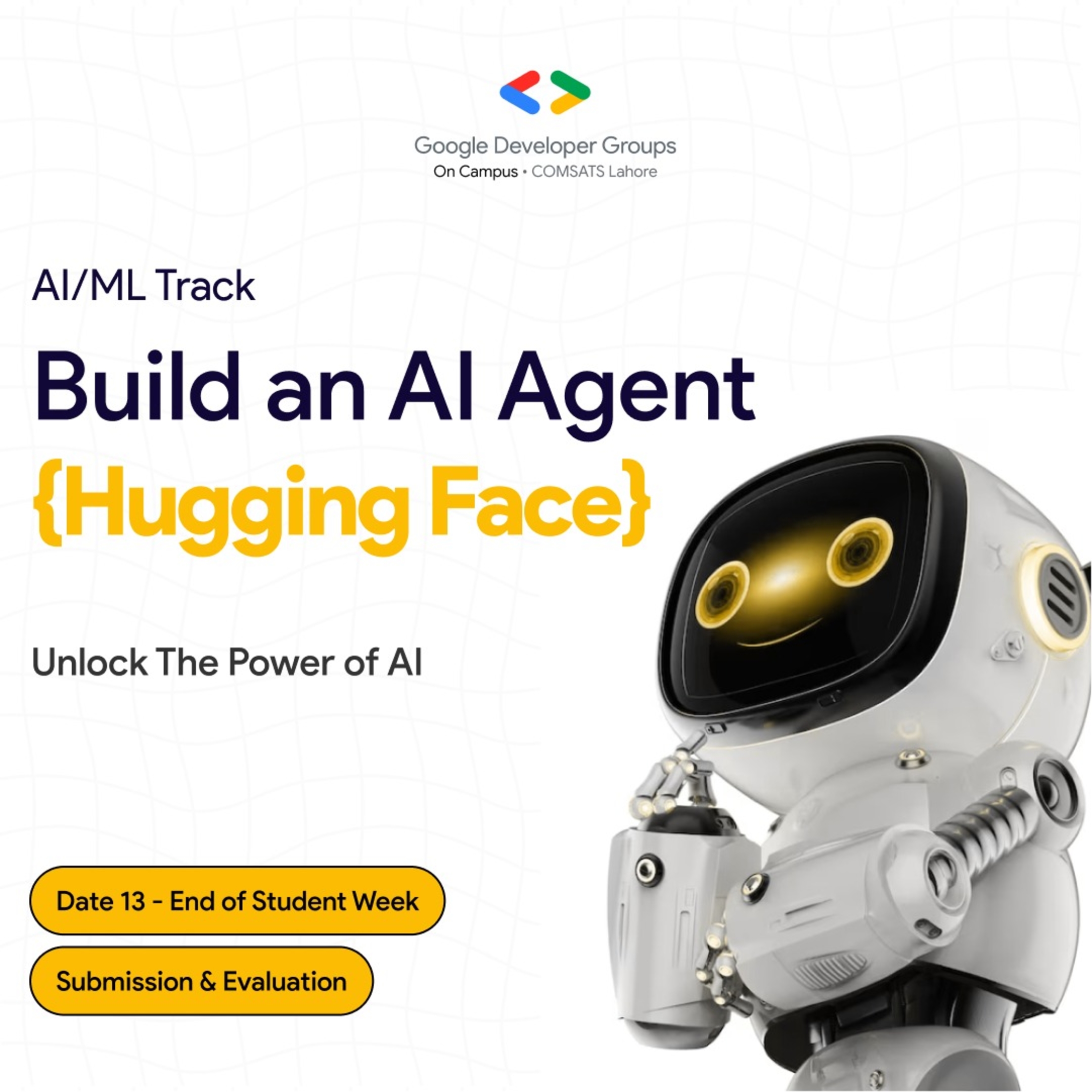 See AI/ML — Build an AI Agent at Google Developer Groups GDG on Campus COMSATS University ...