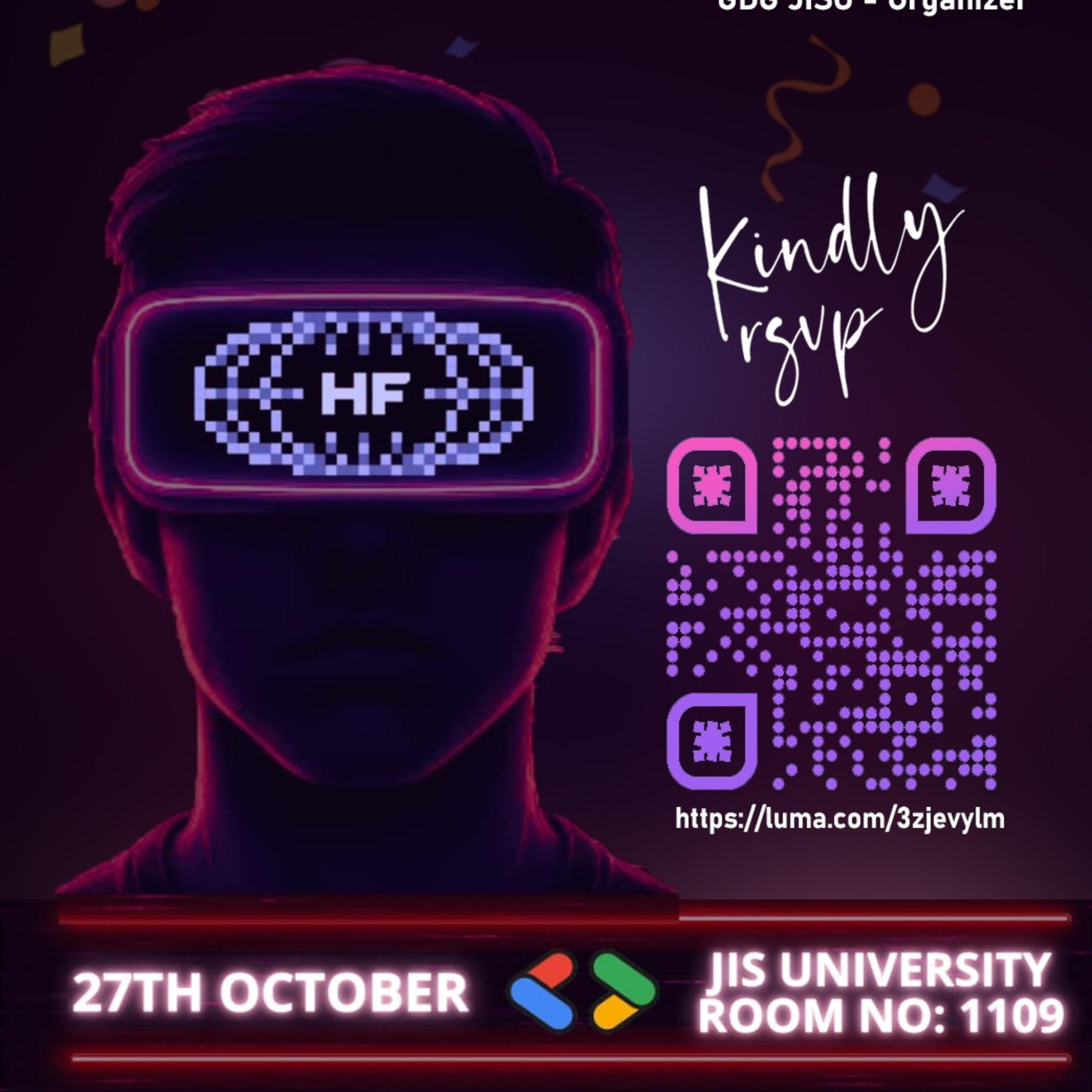 See Hacktoberfest Meetup Kolkata - 2025 at Google Developer Groups GDG on Campus JIS University ...