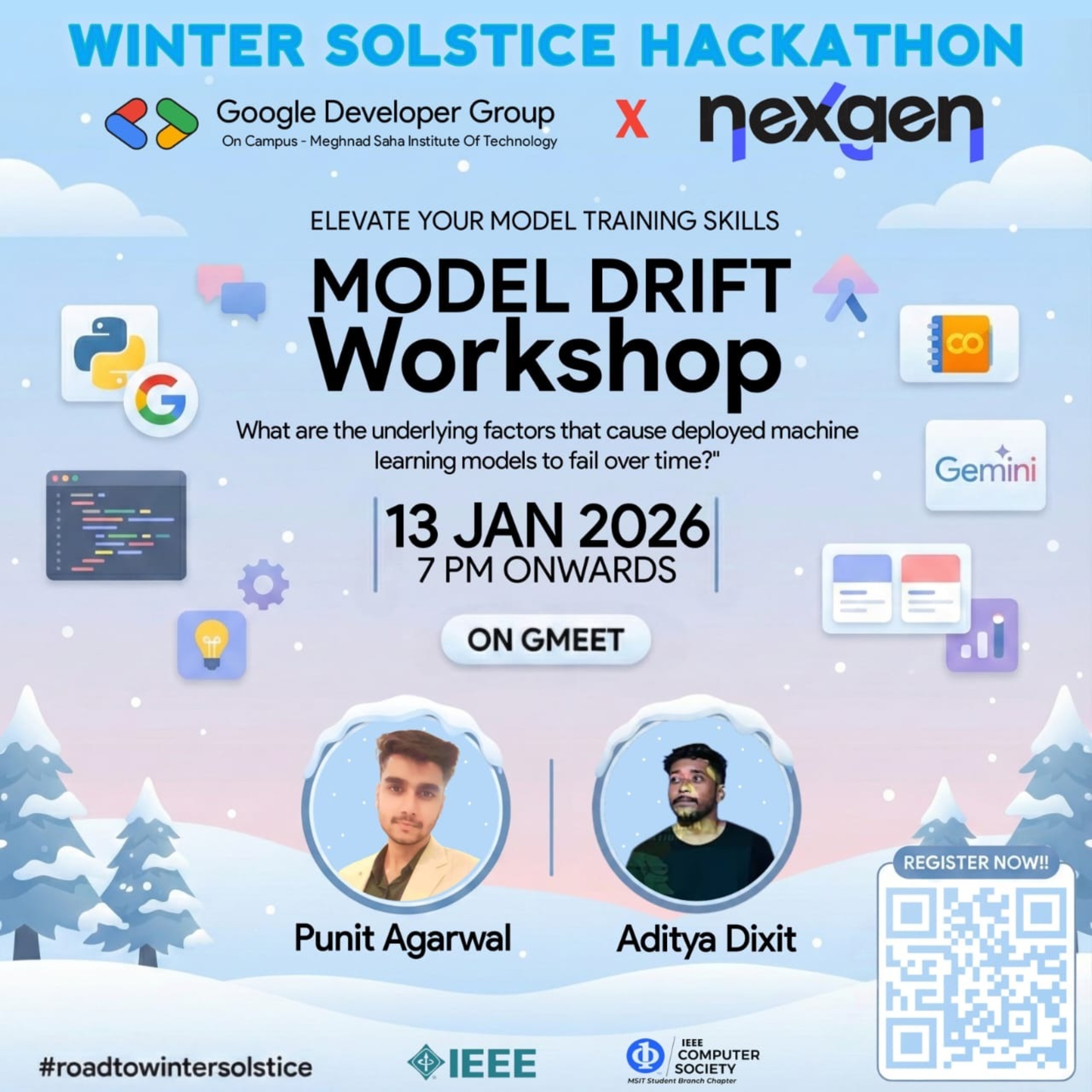 See Model Drift Workshop at Google Developer Groups GDG on Campus ...