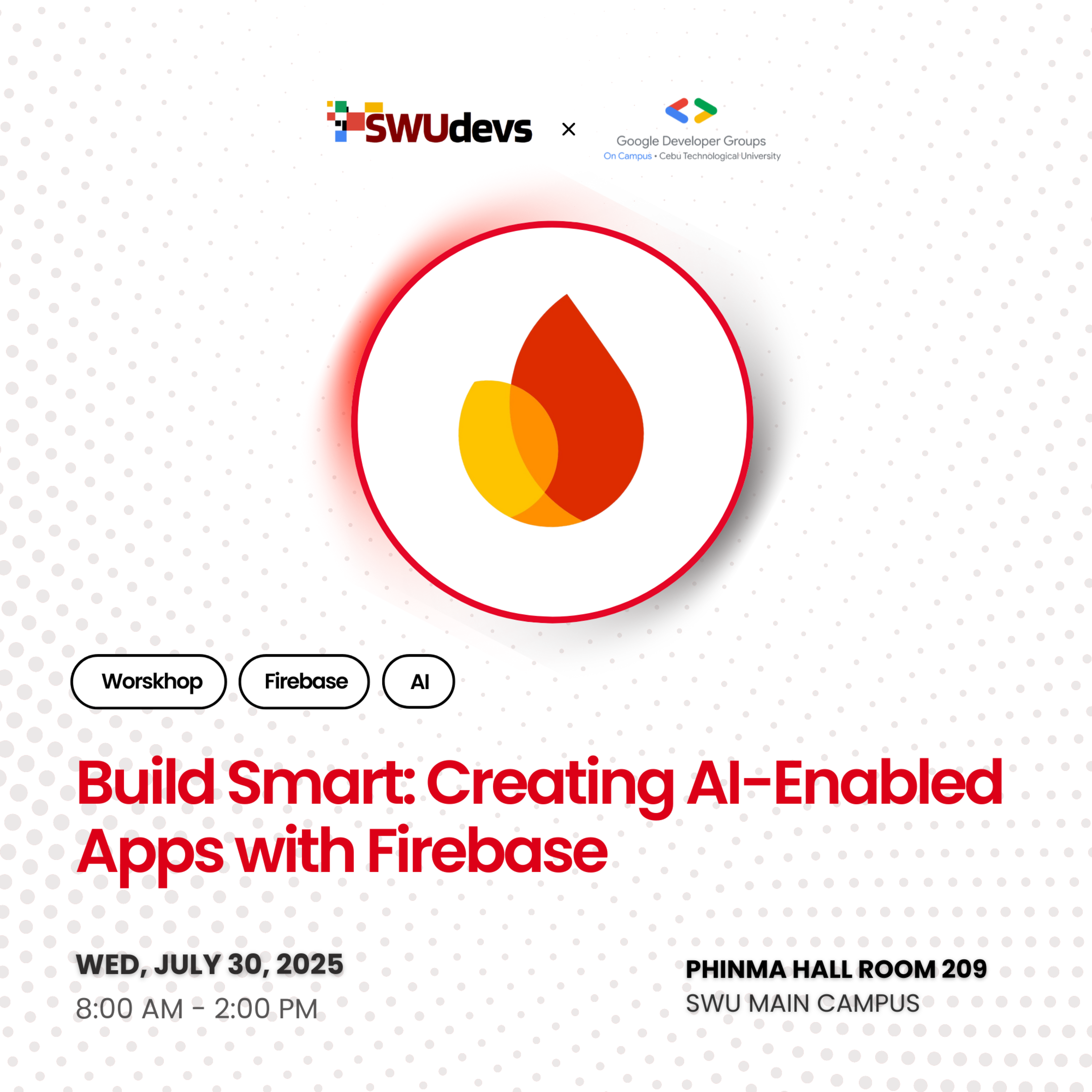 See Build Smart: Creating AI-Enabled Apps with Firebase at Google Developer Groups GDG on Campus ...