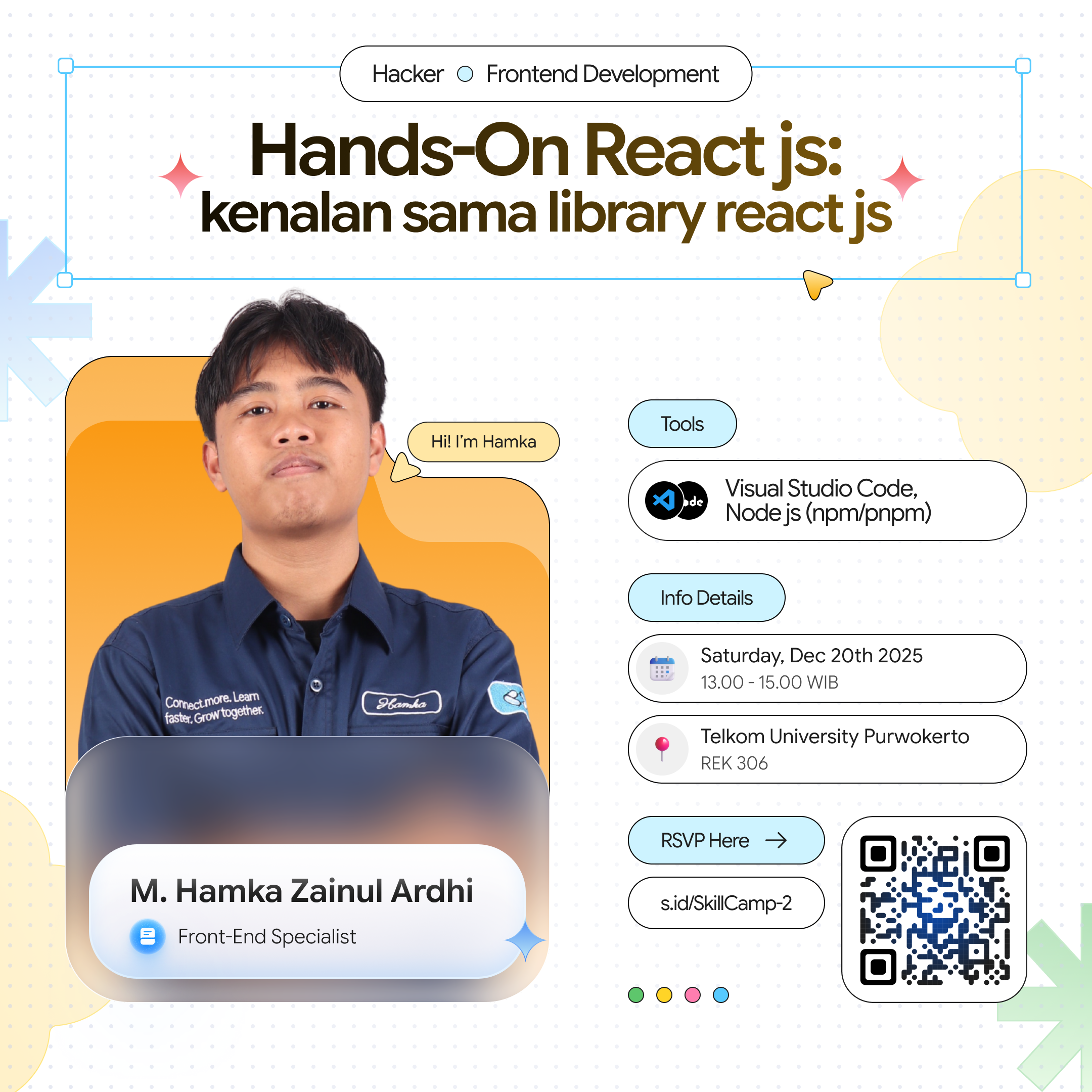 See Skill Camp #2 Front End : Hands-On React JS, Kenalan Sama Library React JS at Google ...