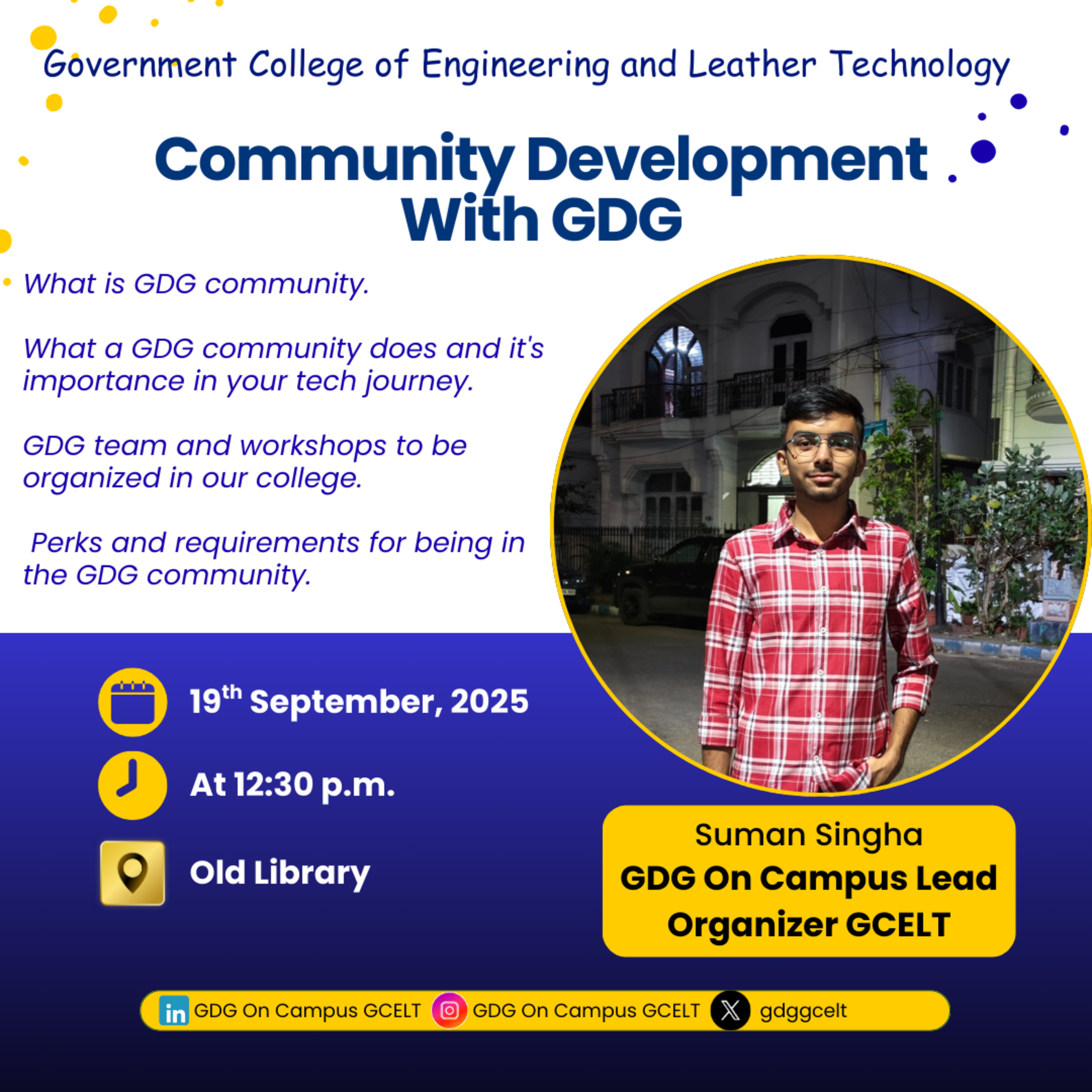 See Introduction To The New Chapter of GDG GCELT at Google Developer ...