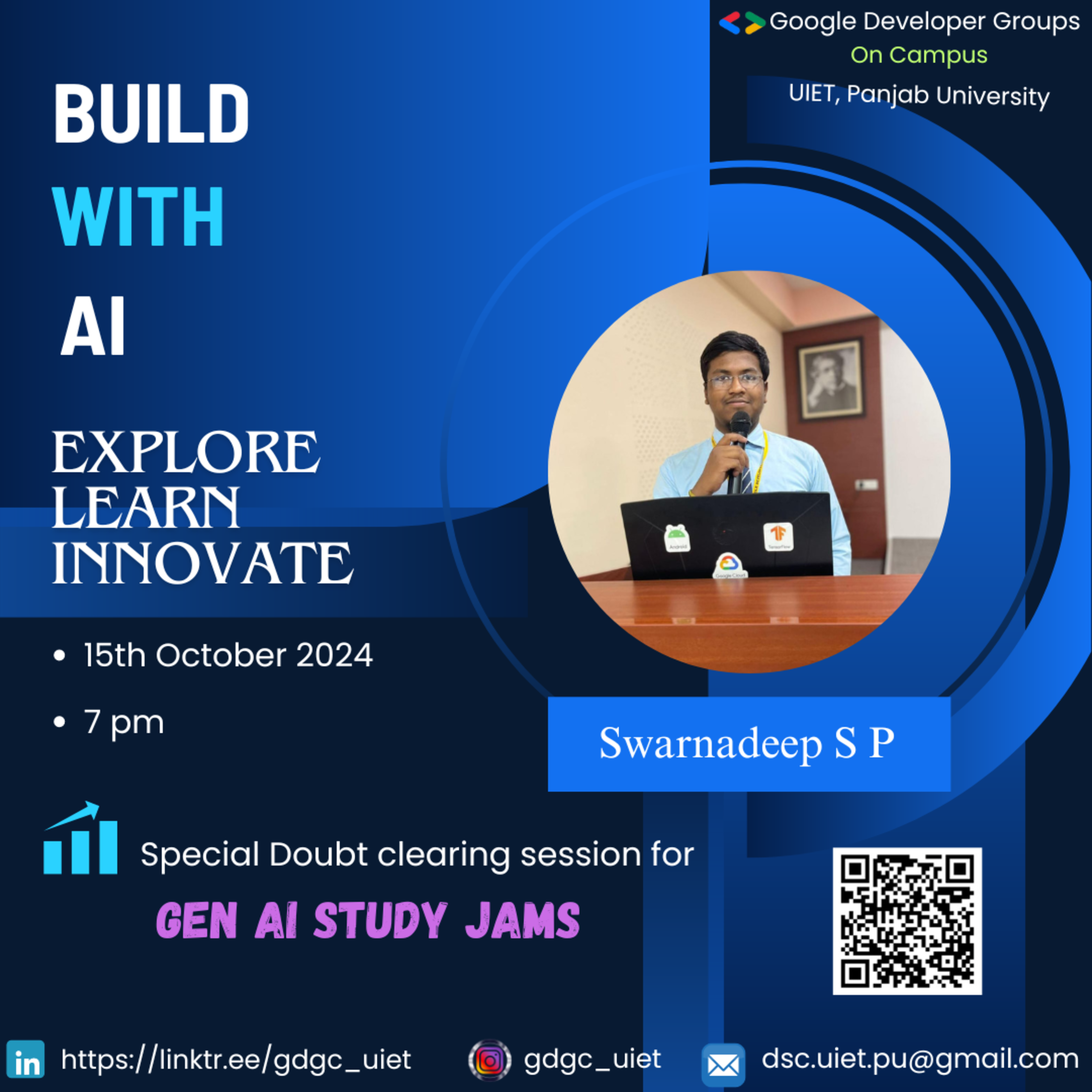 See Build with AI at Google Developer Groups GDG on Campus University ...